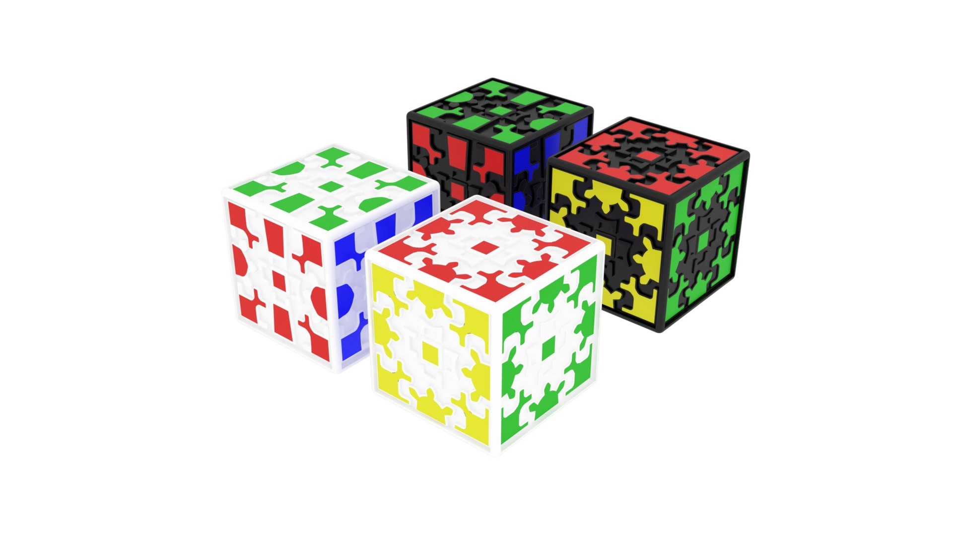 Gear Cubes 3D Model - TurboSquid 1754316