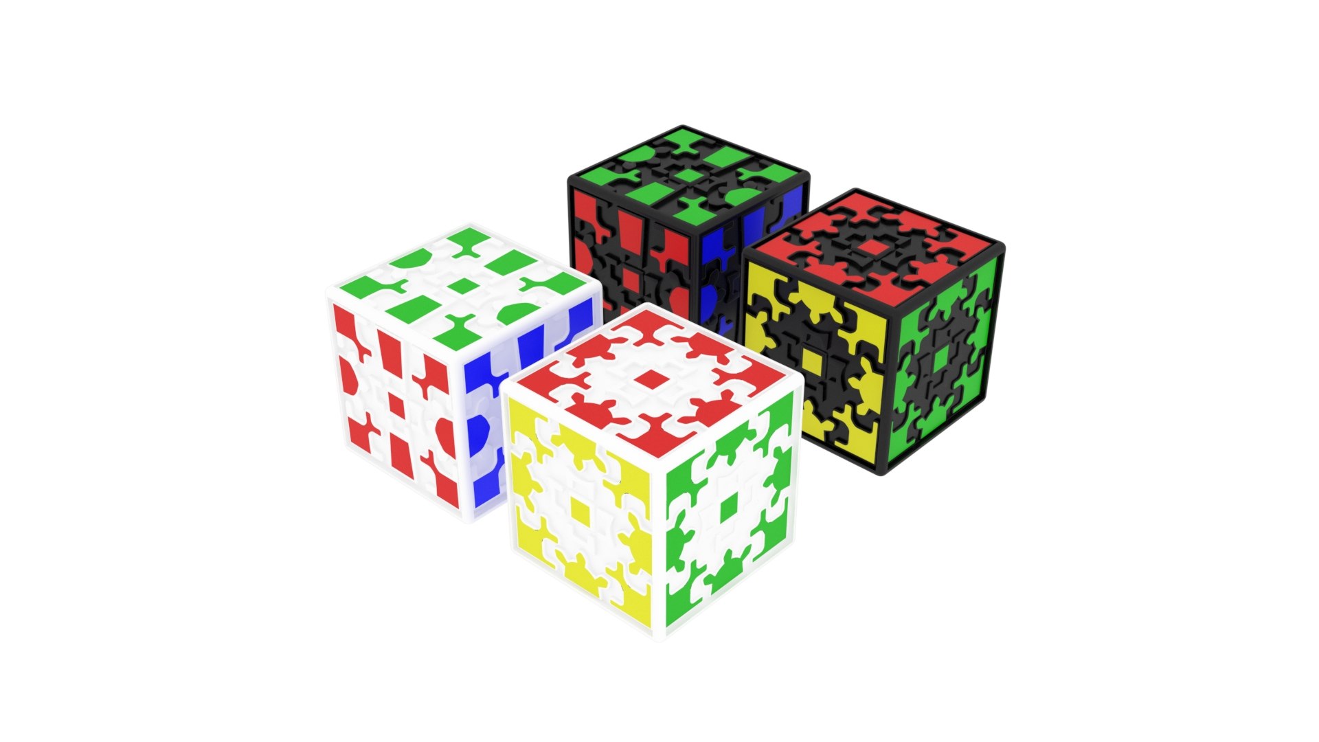 Gear Cubes 3D Model - TurboSquid 1754316