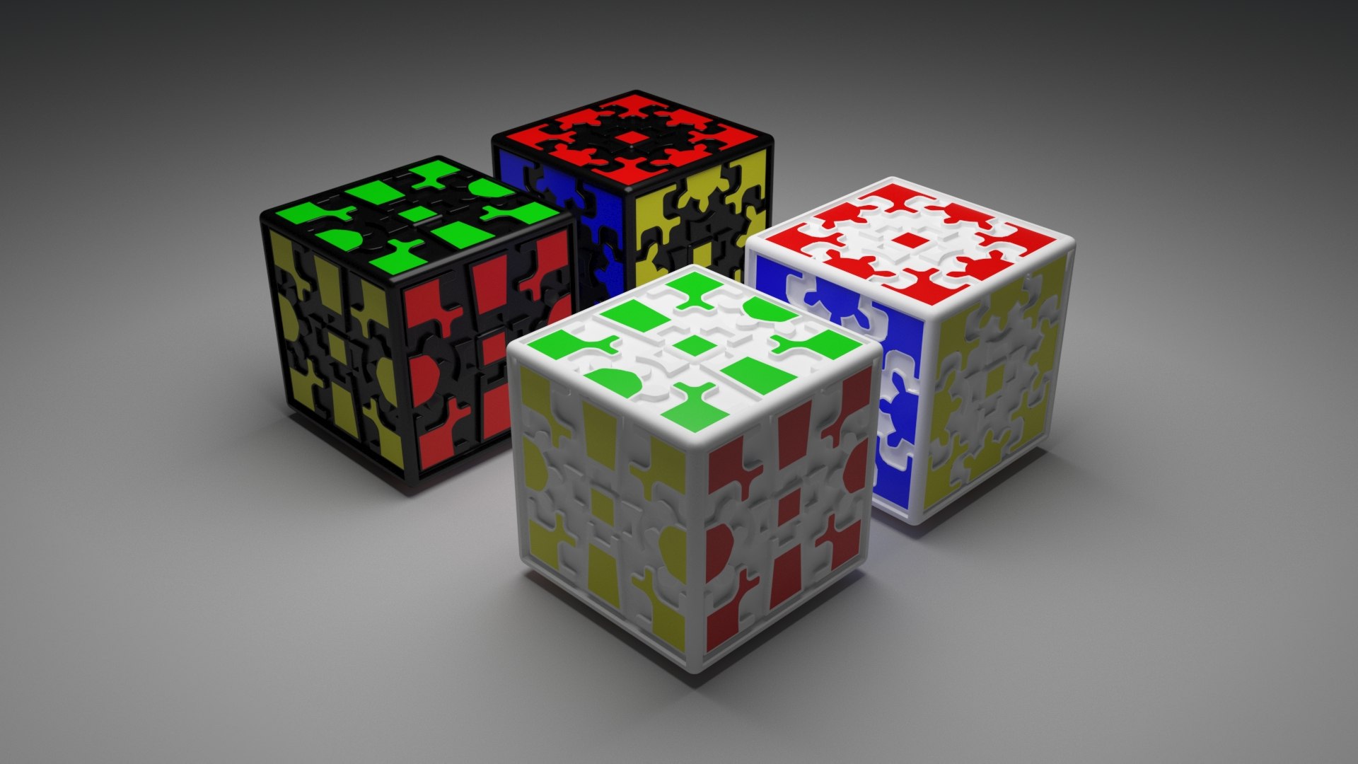 Gear Cubes 3D Model - TurboSquid 1754316