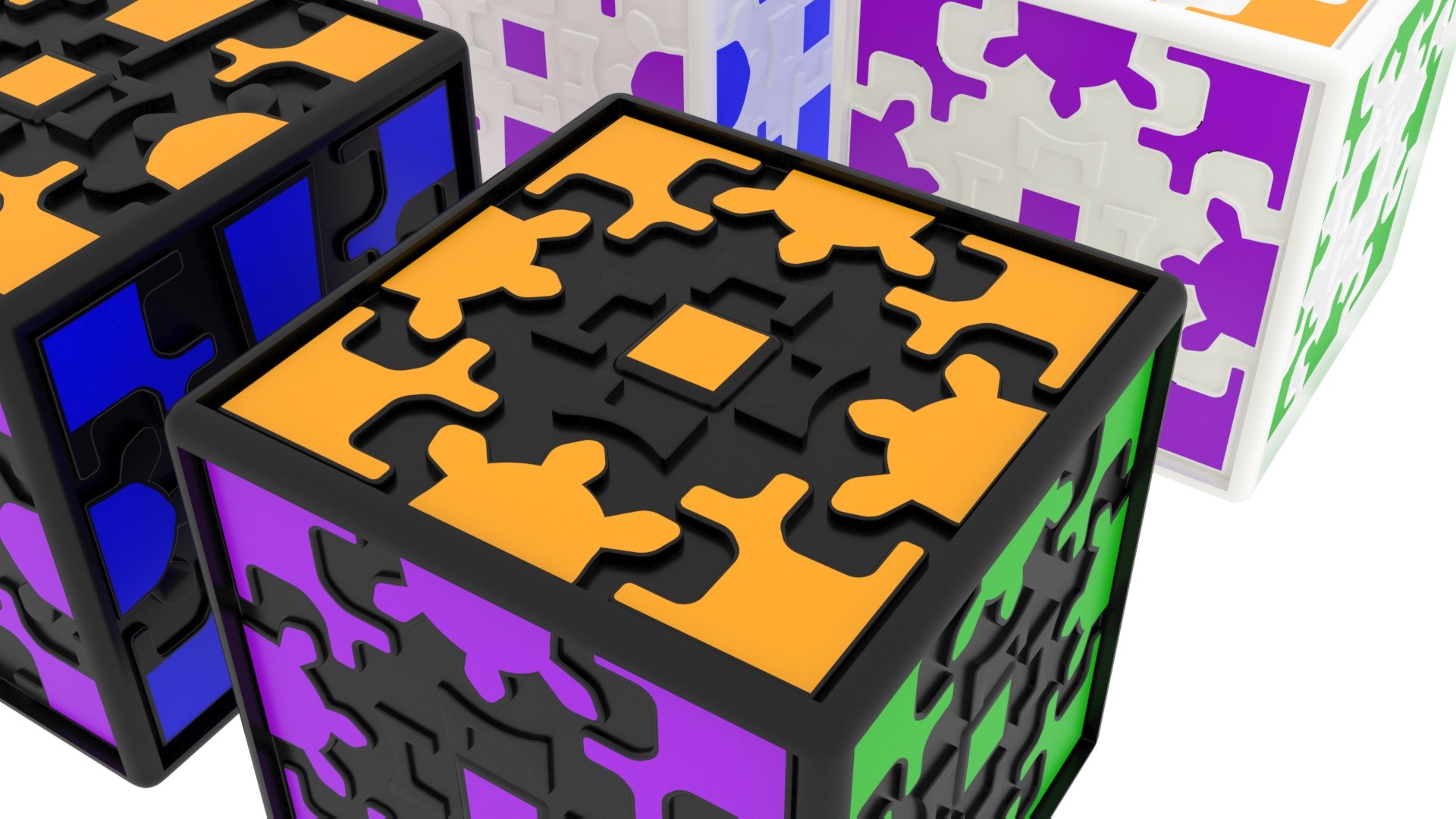 Gear Cubes 3D Model - TurboSquid 1754316