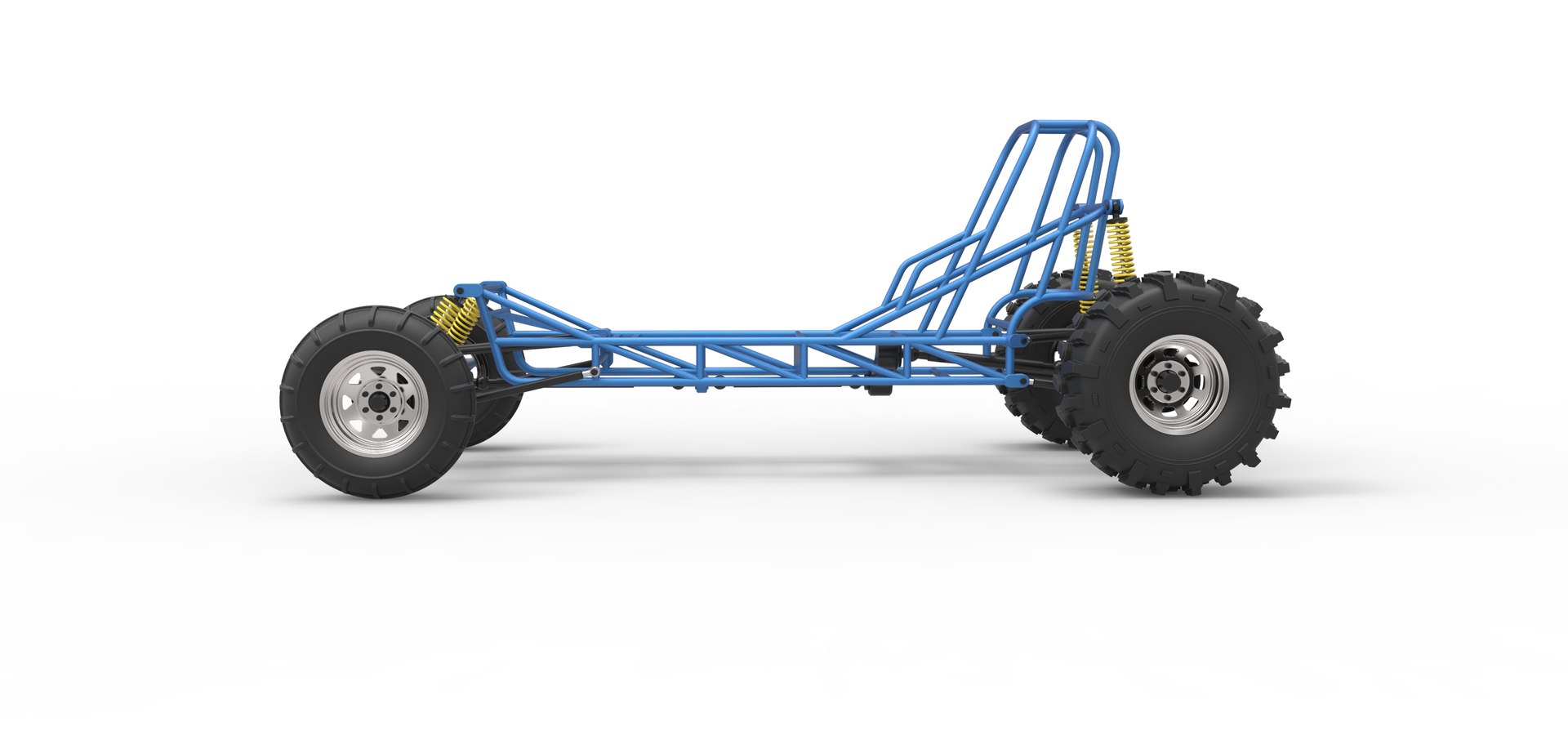 3D Model Dragster Chassis Mud - TurboSquid 1537770