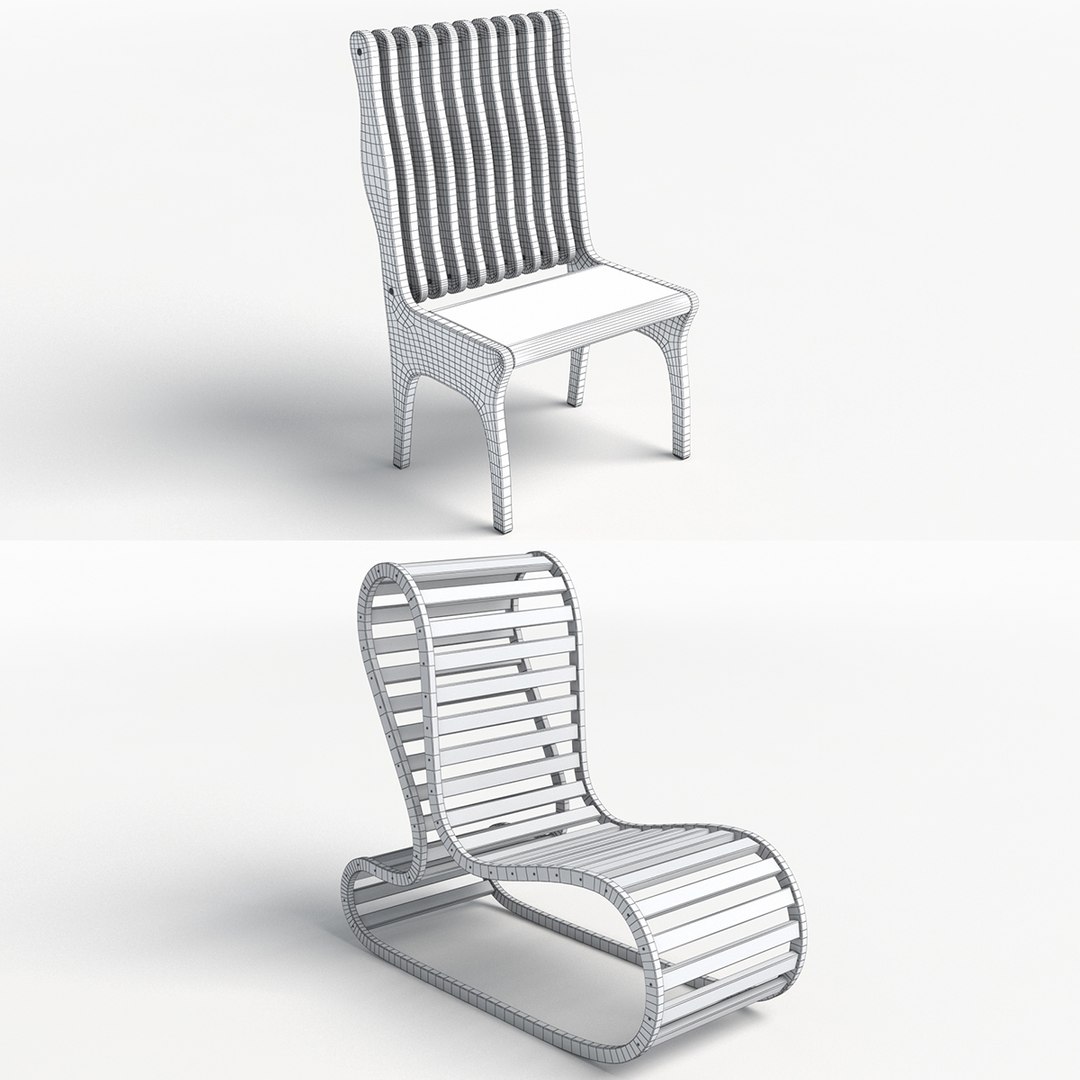 3D Parametric Chairs Bundle - TurboSquid 2393380