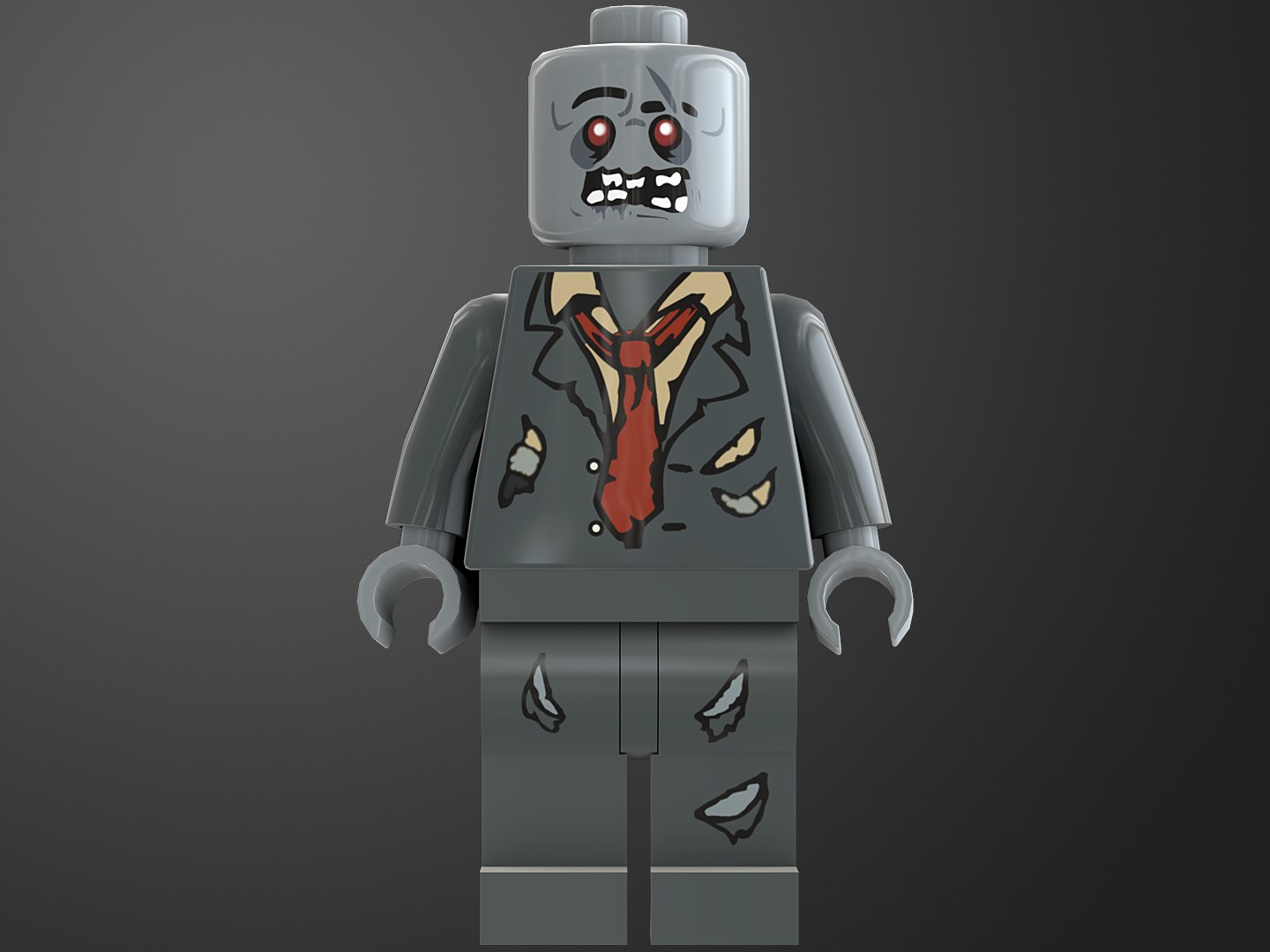 Rigged Ready Zombie Lego Character Model - TurboSquid 1436197