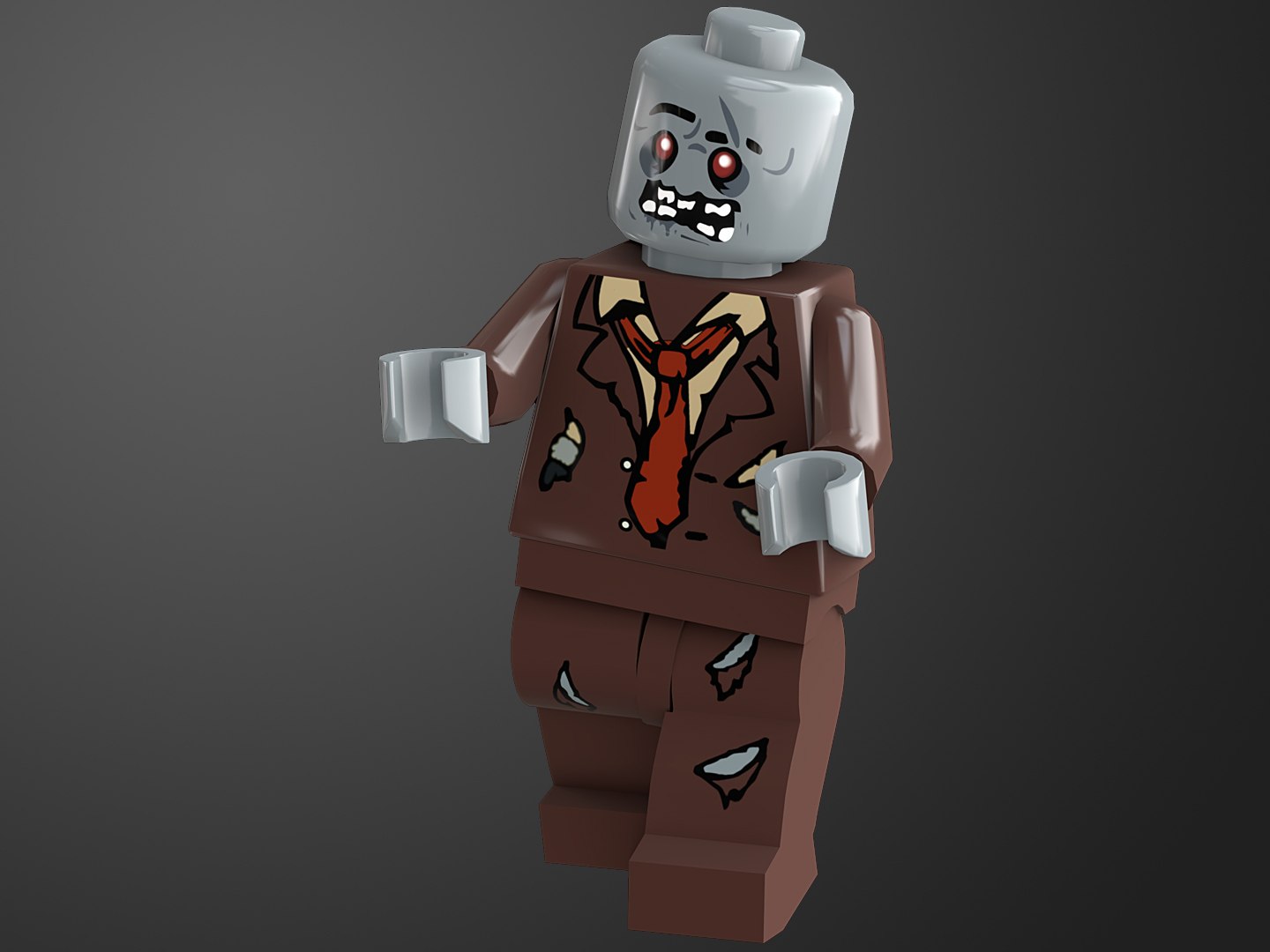 Rigged Ready Zombie Lego Character Model - TurboSquid 1436197