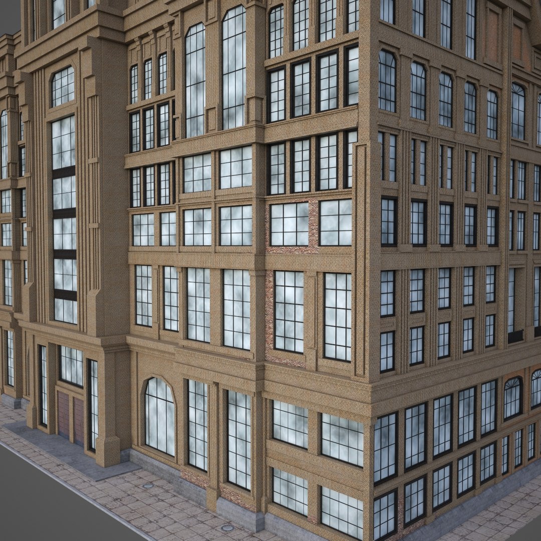 3D old factory model - TurboSquid 1221761