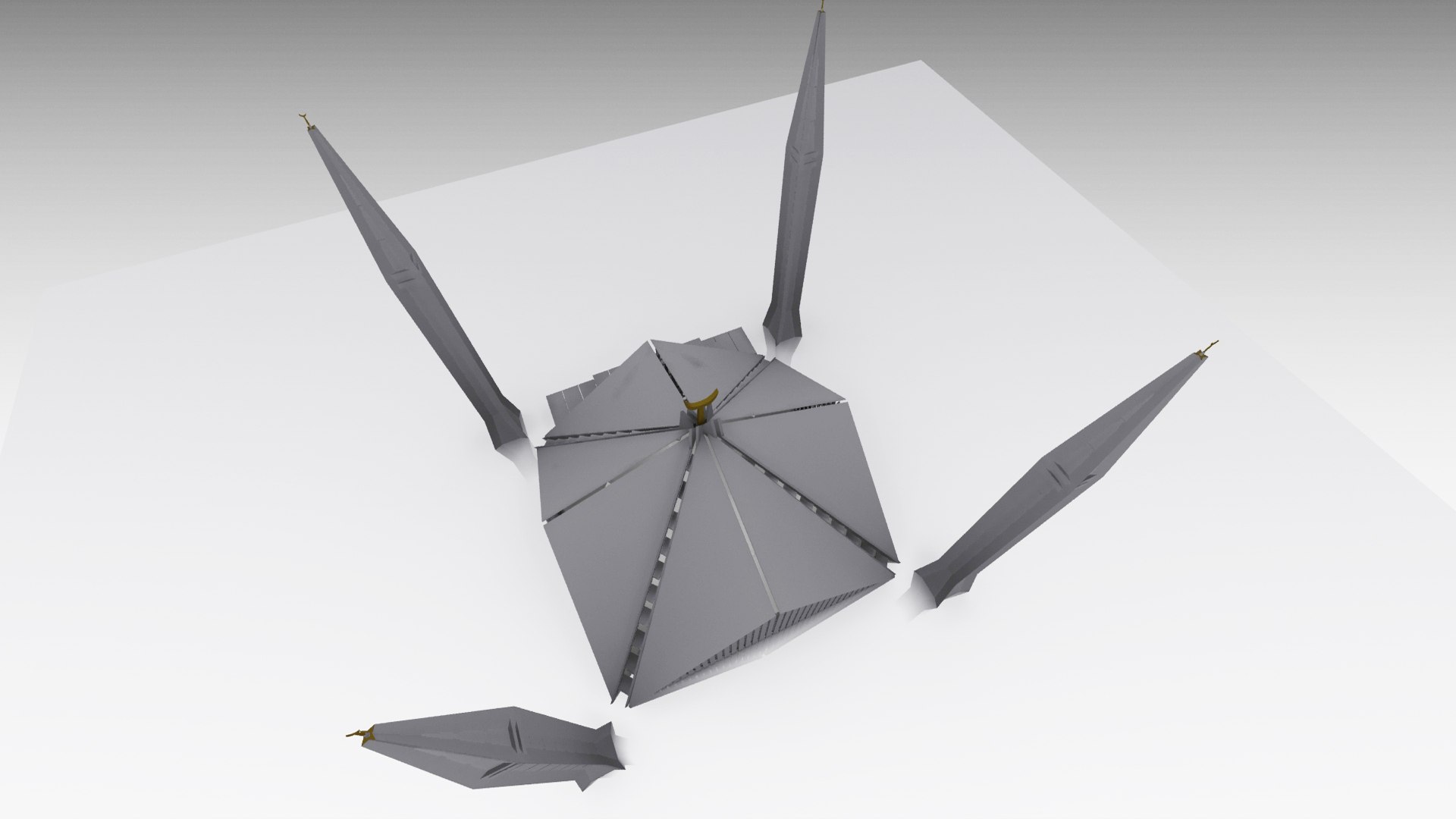 3D Faisal Mosque - TurboSquid 2234468