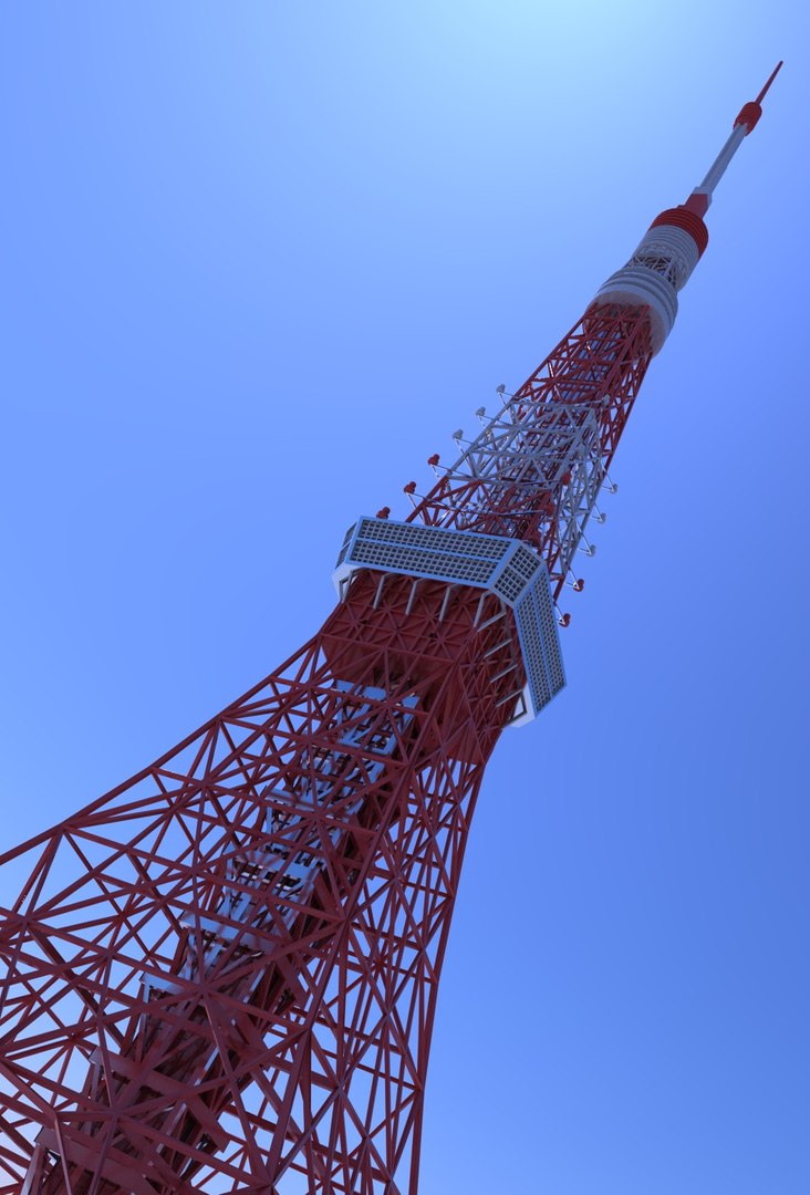 3D Tokyotower Model | 1147268 | TurboSquid