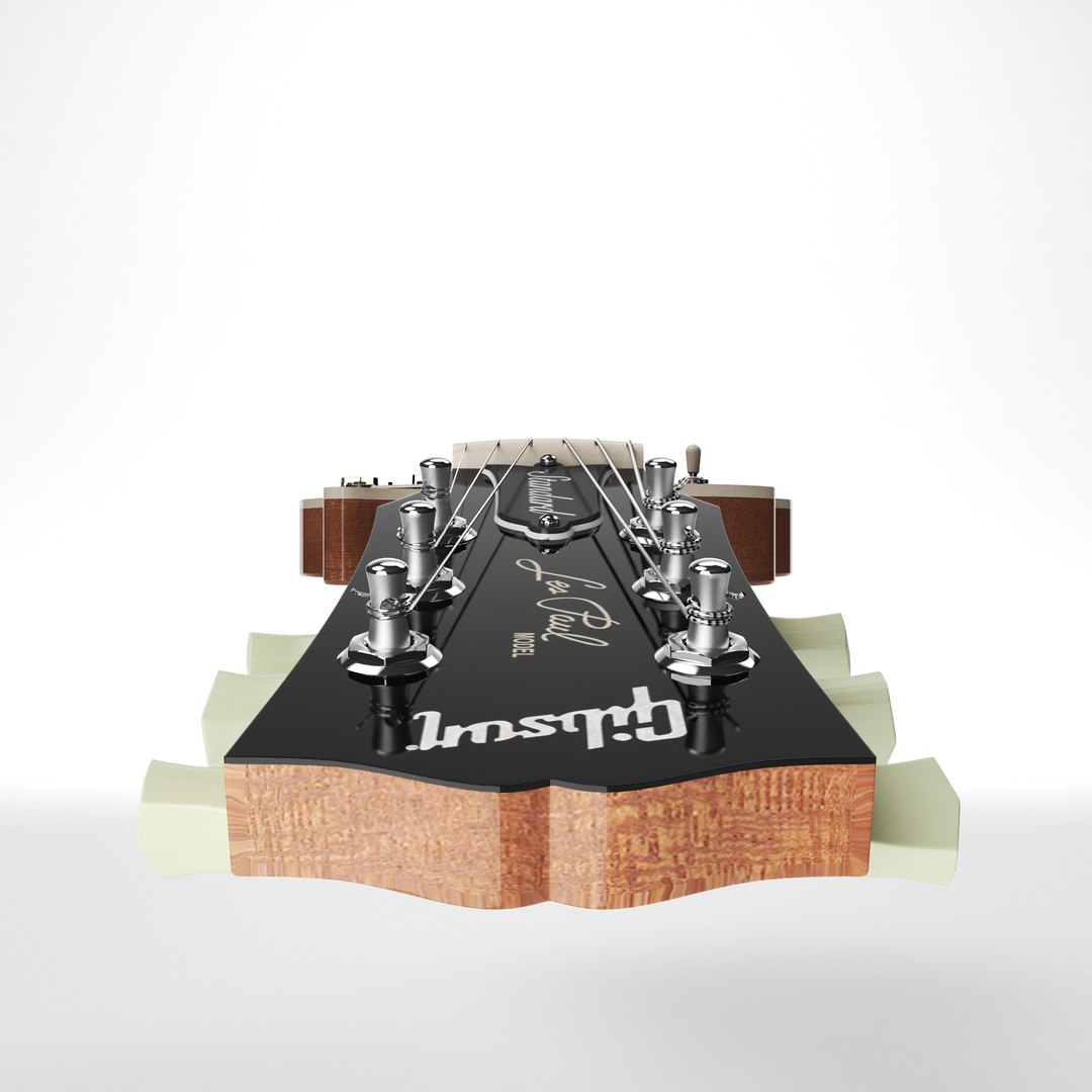 3D Gibson Les Paul Standard 50s - Tobacco Burst - TurboSquid 1999544