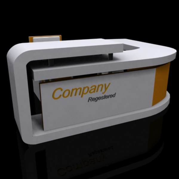 counter 3d model