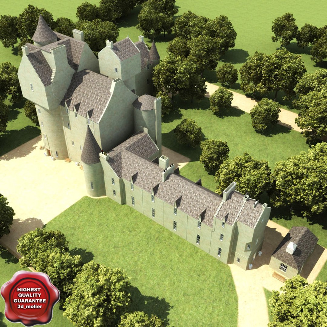 ballindalloch castles 3d model