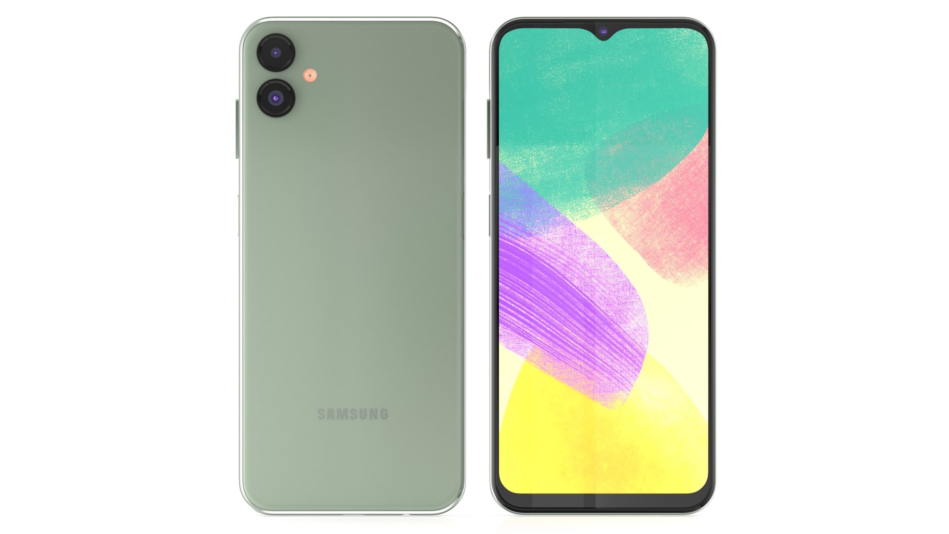 3D Samsung Galaxy F14 Green - TurboSquid 2101737