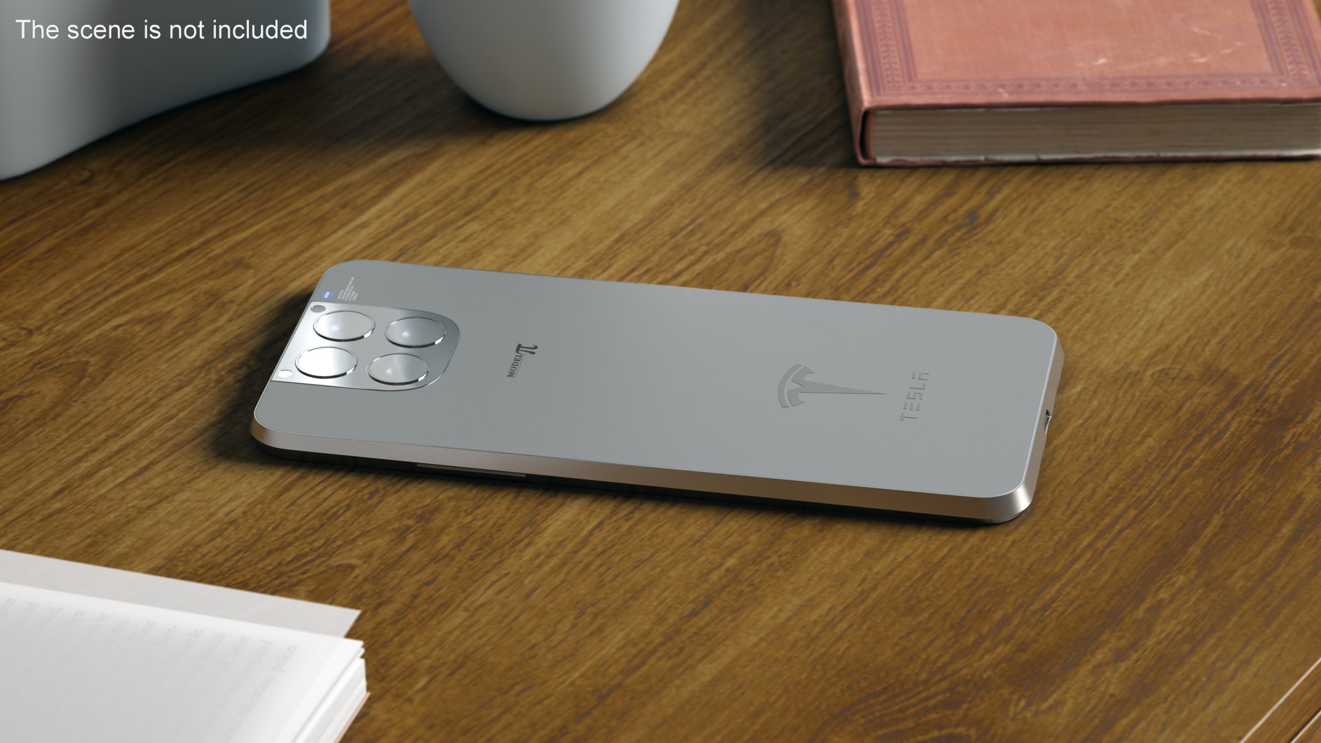 3D Model Tesla Phone Model Pi Screen On - TurboSquid 1961667