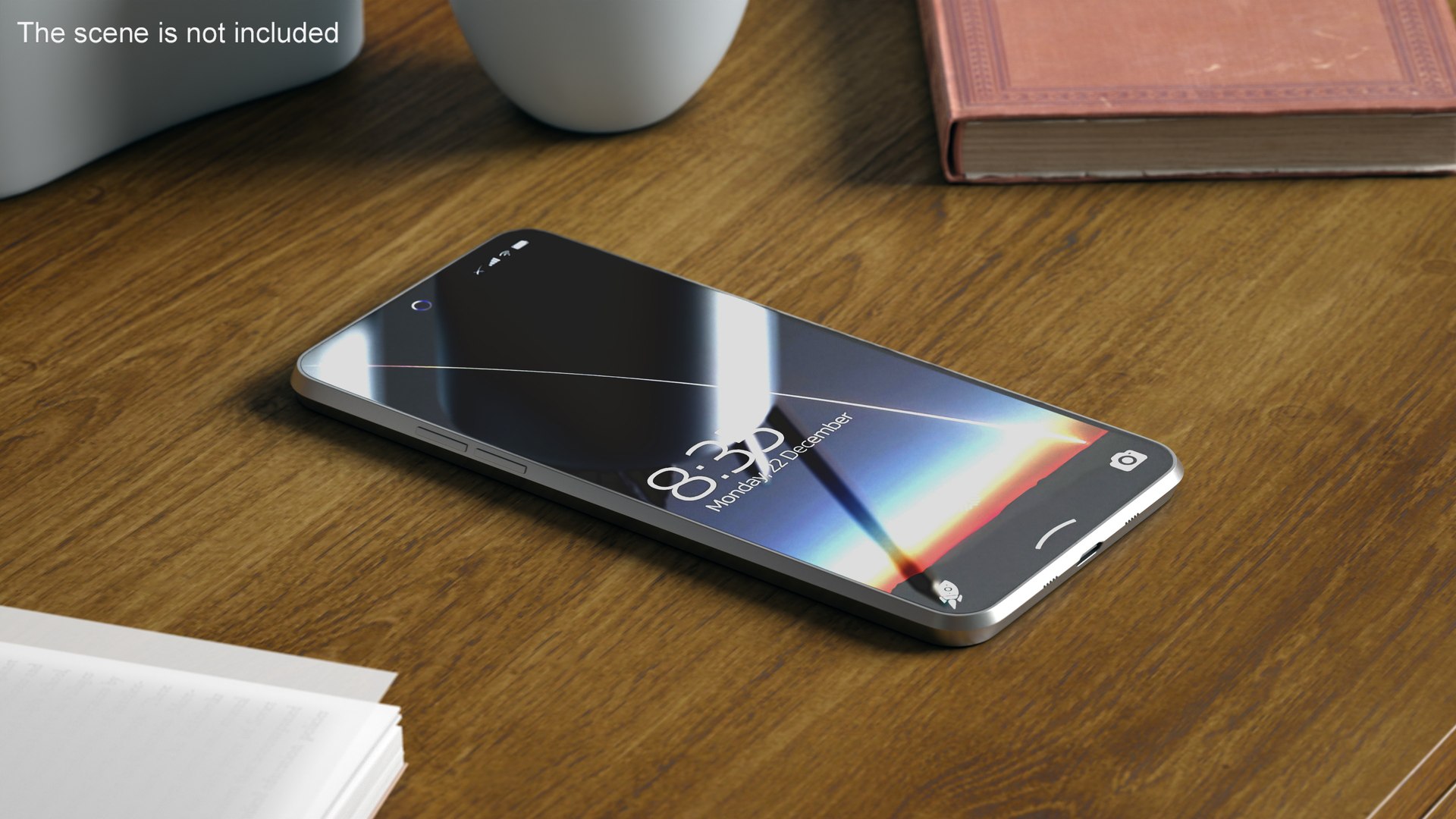 3D Model Tesla Phone Model Pi Screen On - TurboSquid 1961667