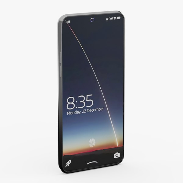 3D model Tesla Phone Model Pi Screen On - TurboSquid 1961667