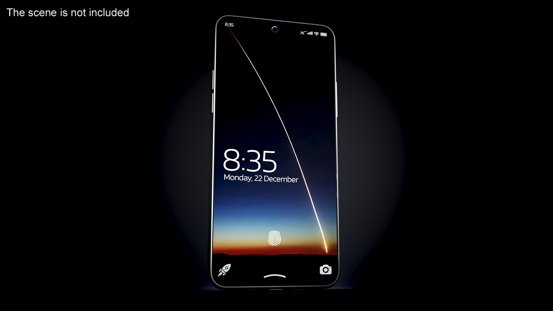 3D Model Tesla Phone Model Pi Screen On - TurboSquid 1961667