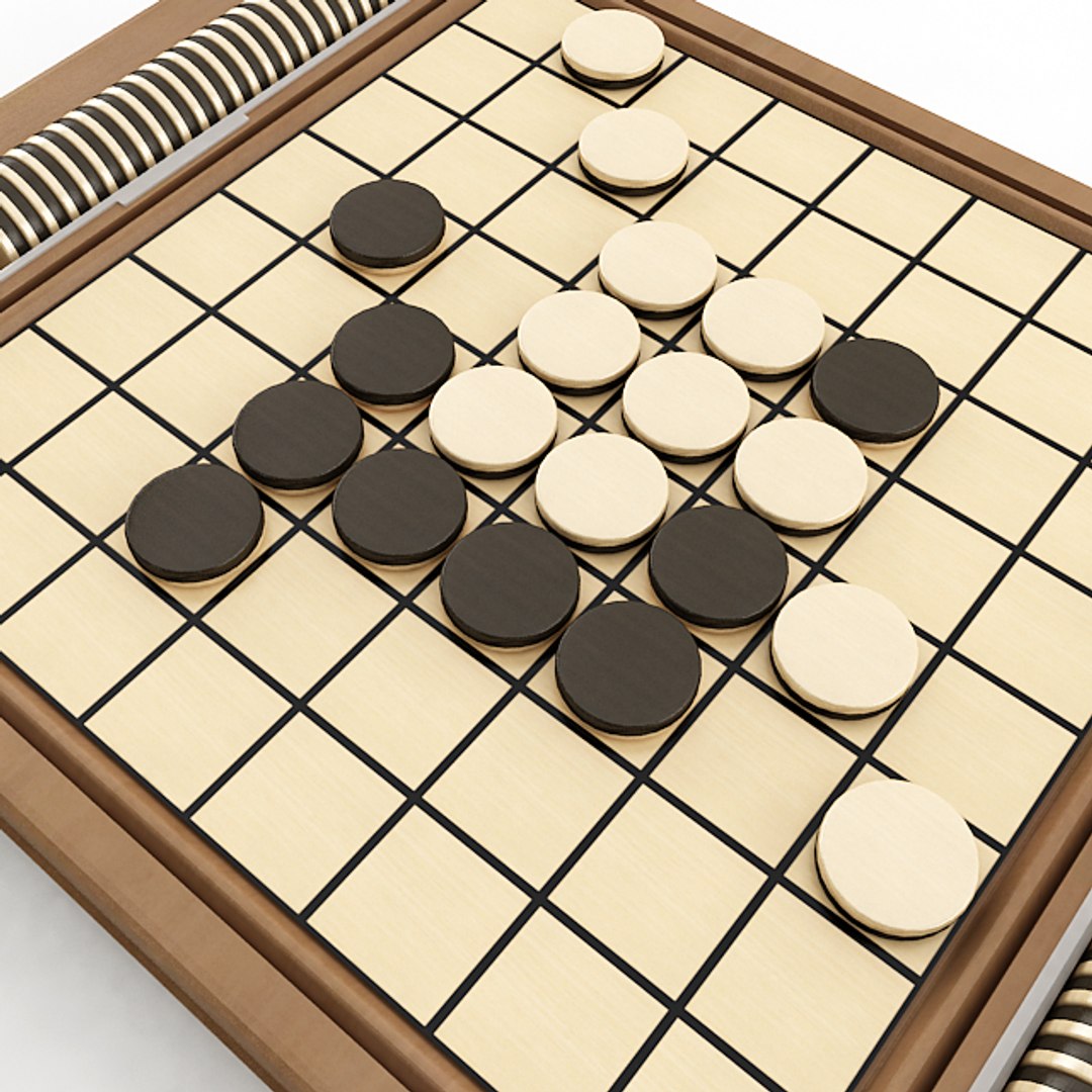 3D Reversi Board - TurboSquid 1299305