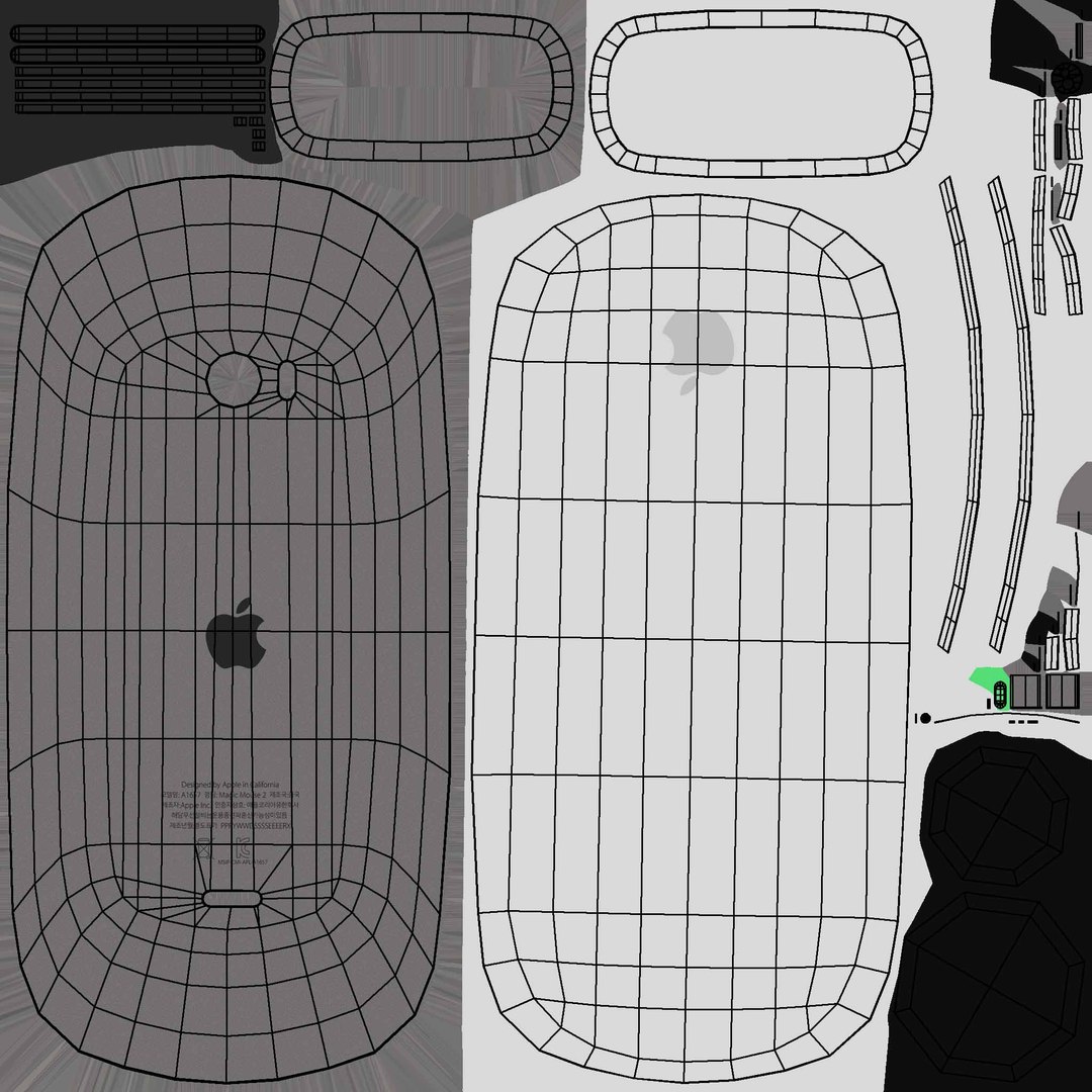 Apple Keyboard And Mouse 3D Model - TurboSquid 1848585