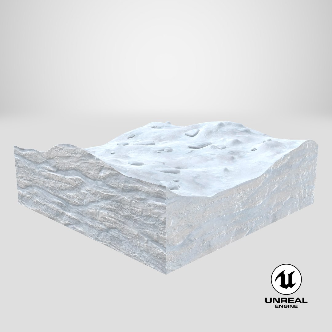 Snow cross section 04 3D model - TurboSquid 1320694