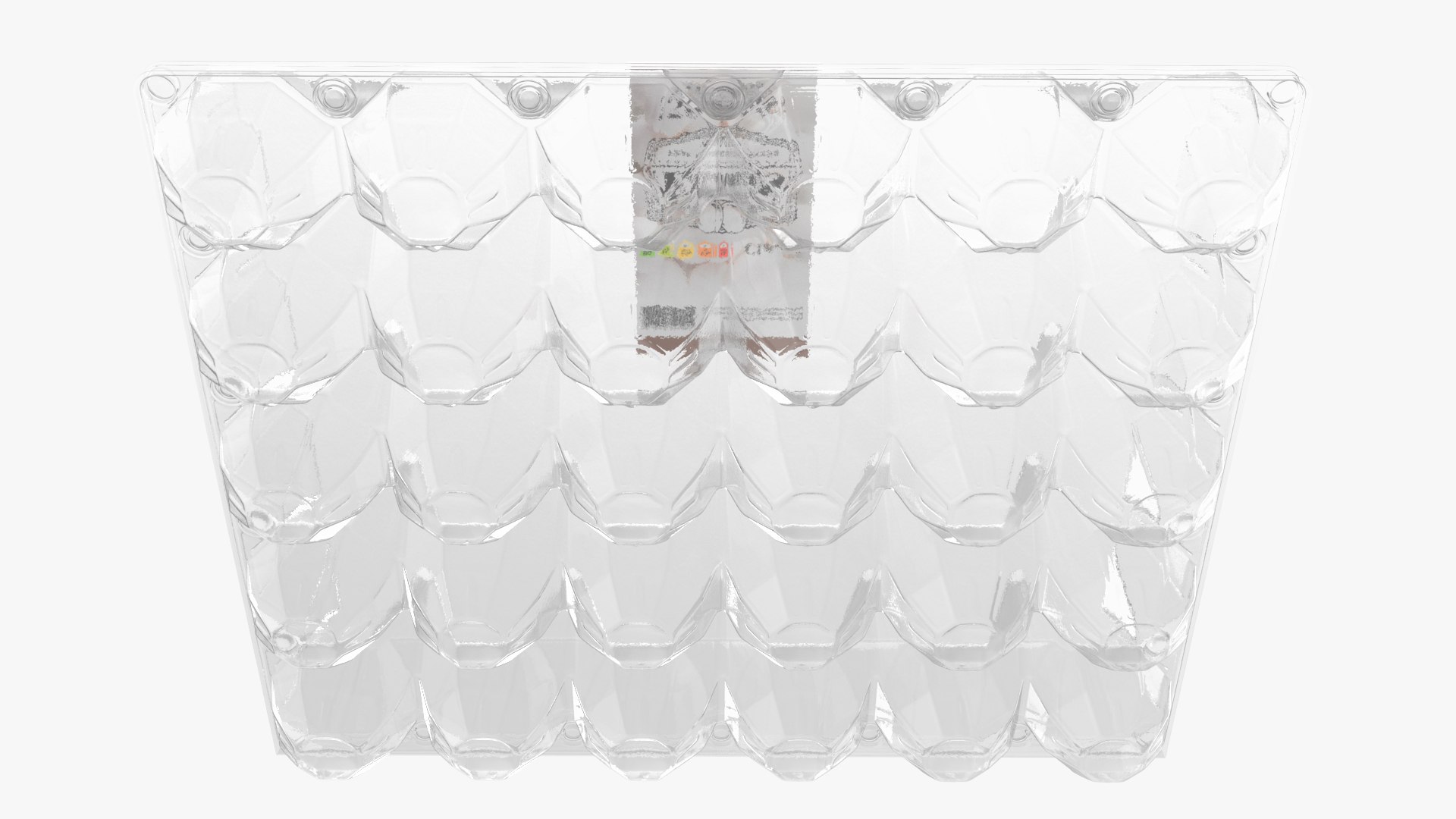 3D Empty Transparent Container For 30 Chicken Eggs - TurboSquid 2321636