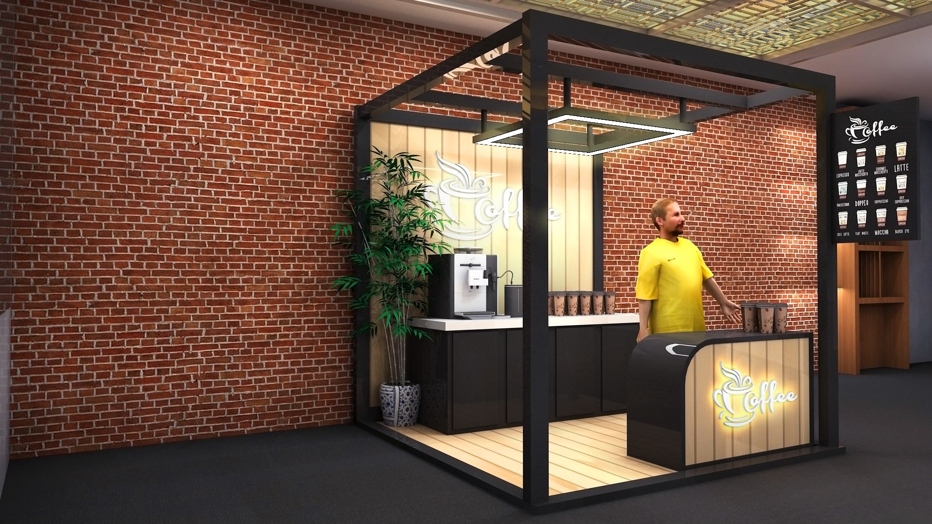 Coffee Stall 3d Model 3D Model - TurboSquid 1873107