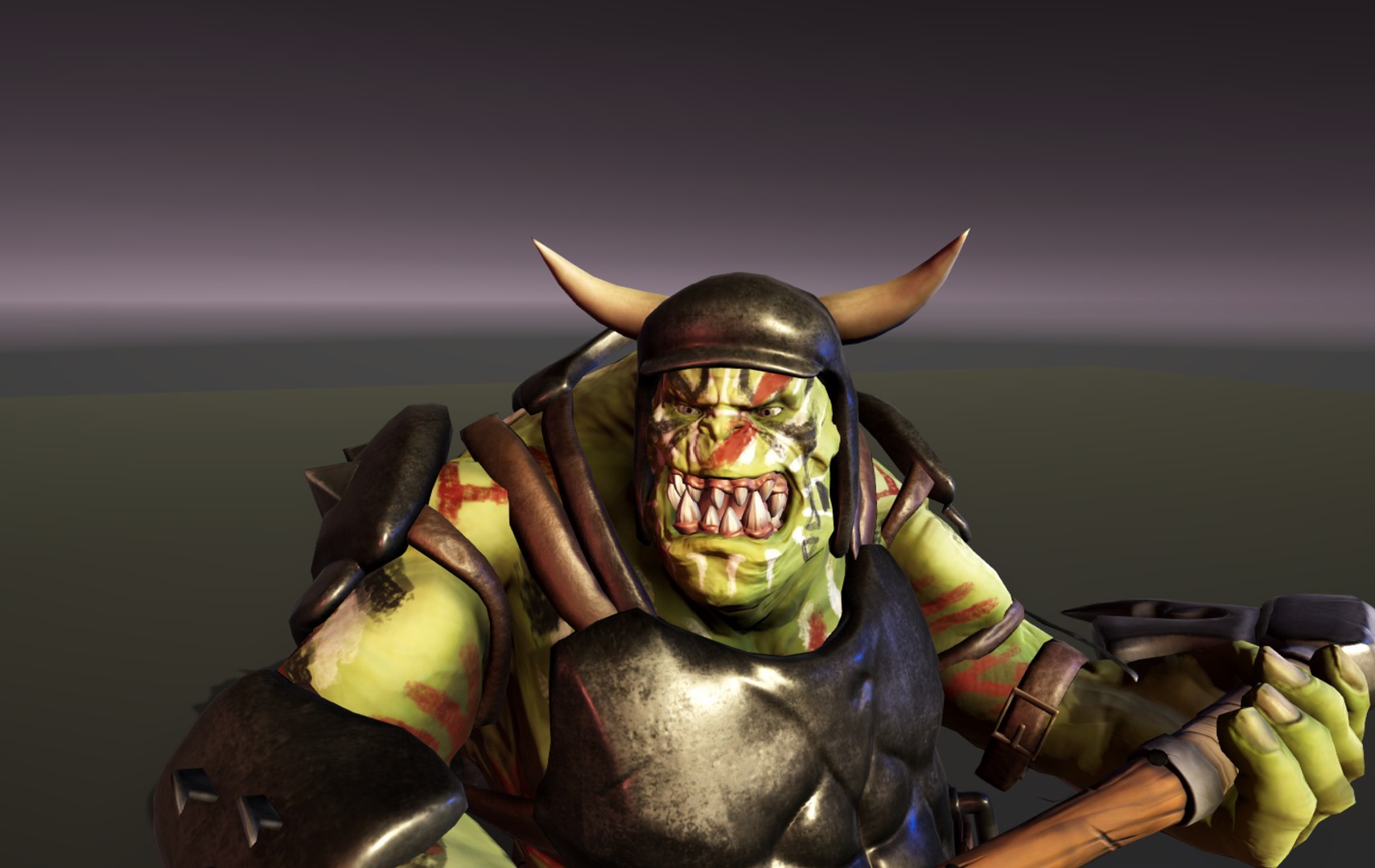 Ogre Animations Armor Weapon 3D Model - TurboSquid 1386107