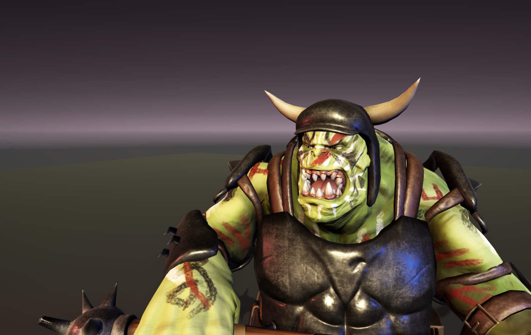 Ogre Animations Armor Weapon 3D Model - TurboSquid 1386107