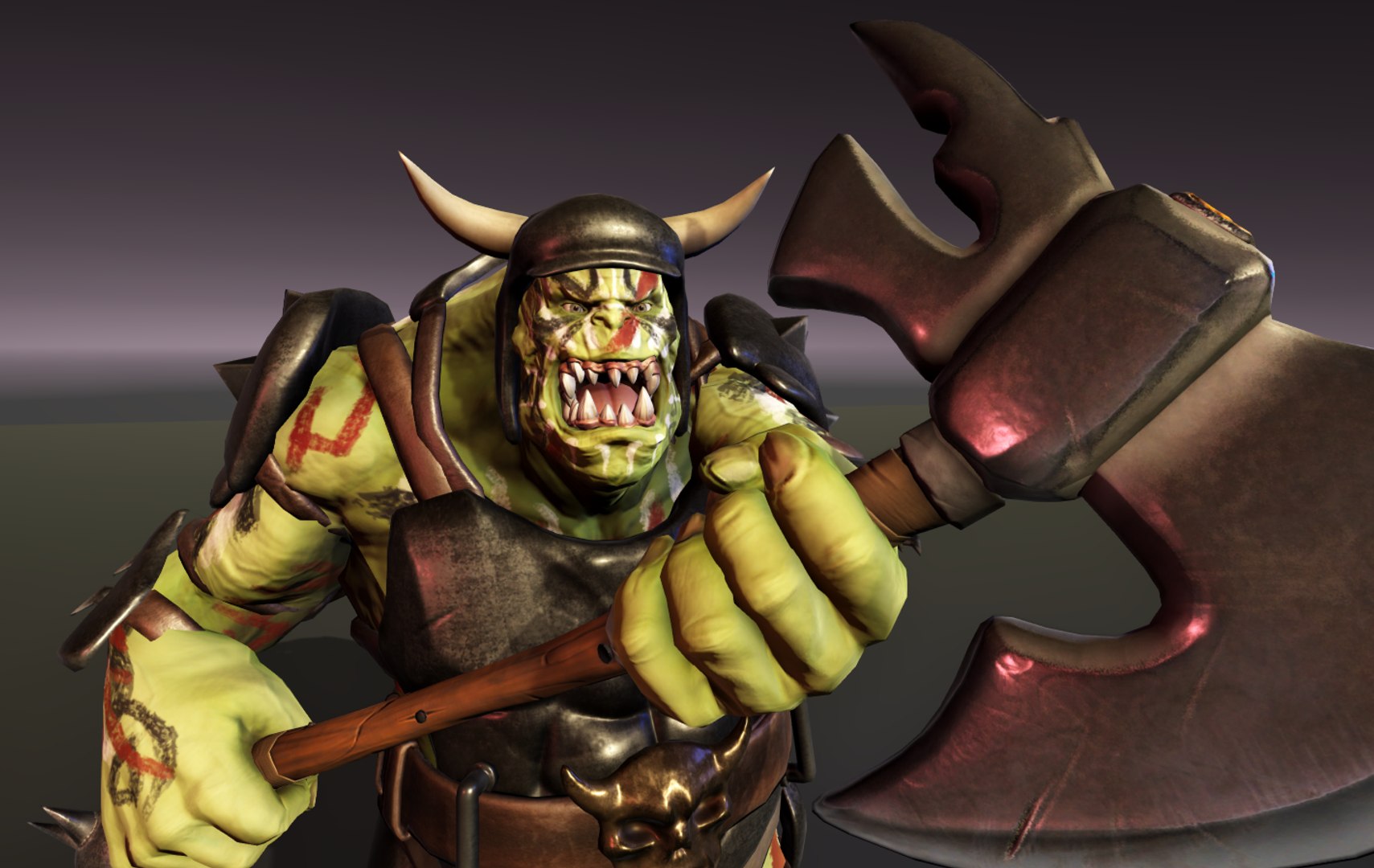 Ogre Animations Armor Weapon 3D Model - TurboSquid 1386107