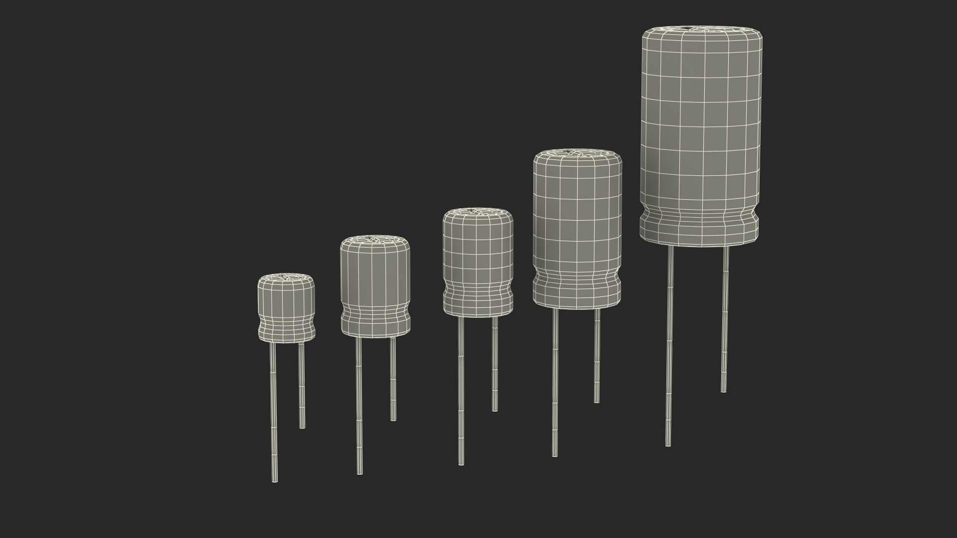 Aillen Aluminum Electrolytic Capacitor 3D Model - TurboSquid 1667524