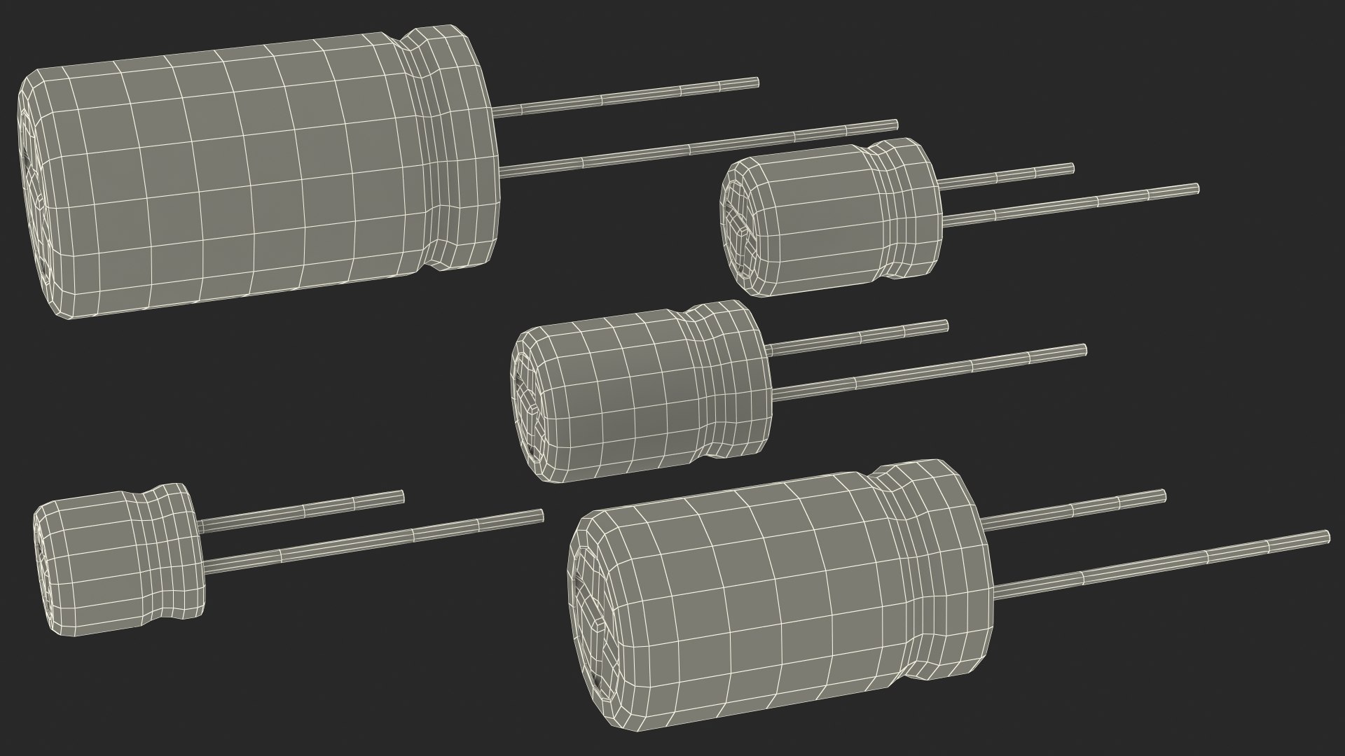 Aillen Aluminum Electrolytic Capacitor 3D Model - TurboSquid 1667524