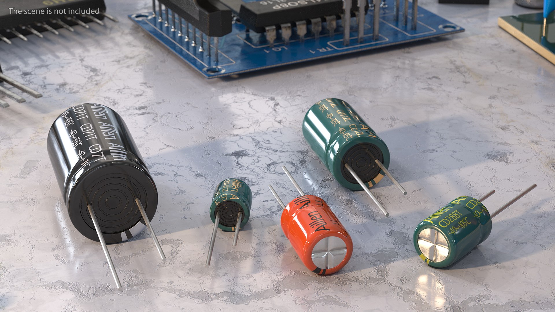 Aillen Aluminum Electrolytic Capacitor 3D Model - TurboSquid 1667524