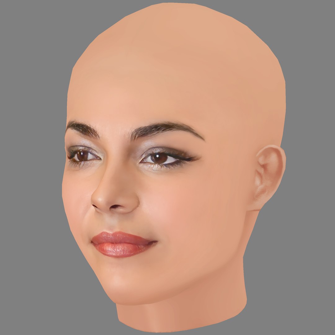 Taina Muller Head - No Hair - Low Poly Head For Game 3D Model ...