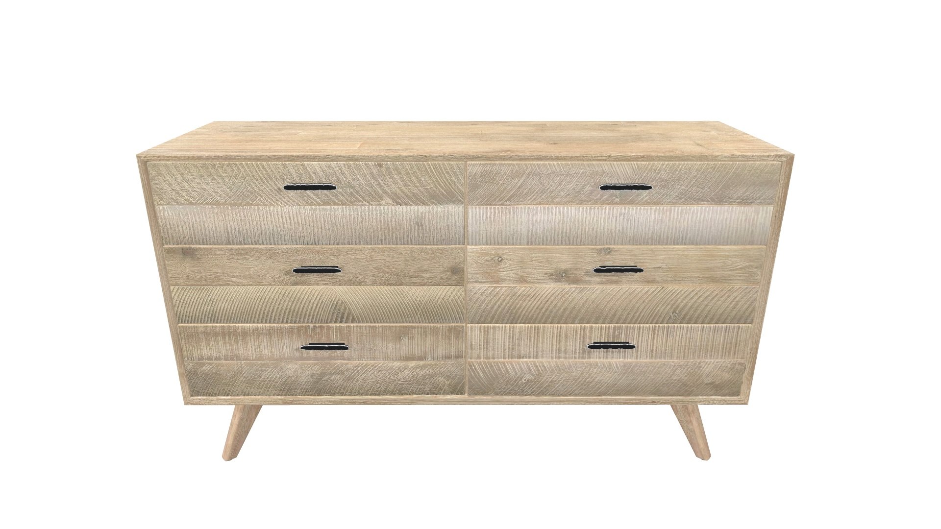 Marlow 6 Drawer Dresser 3D model - TurboSquid 1950470