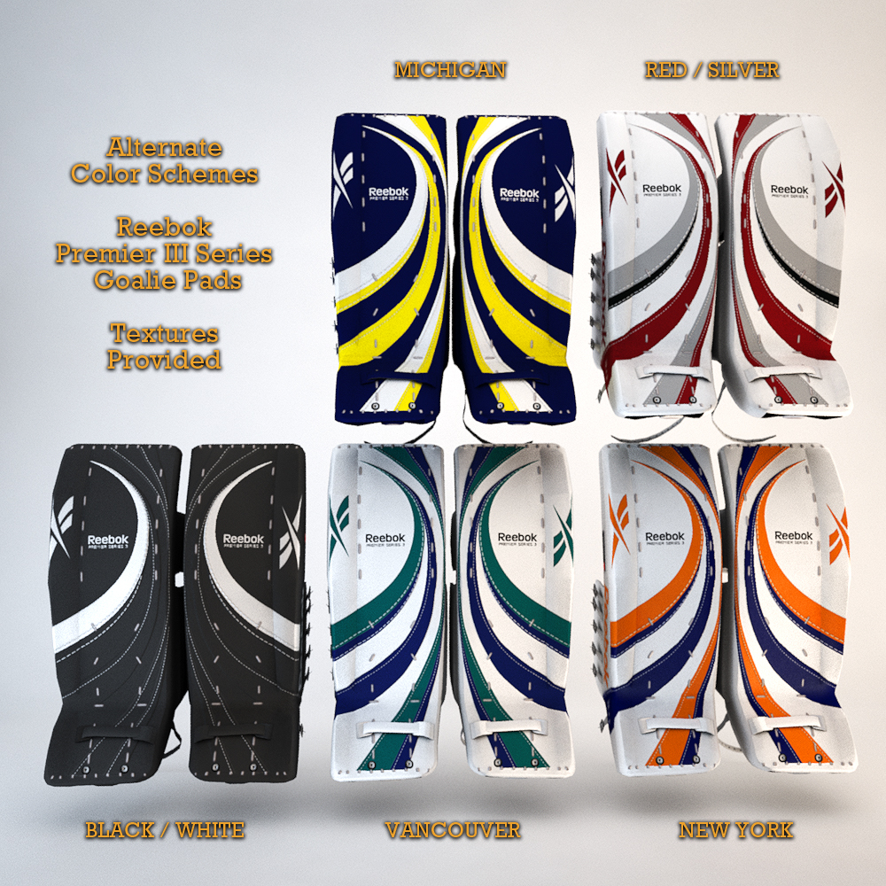 3d reebok premier series iii model