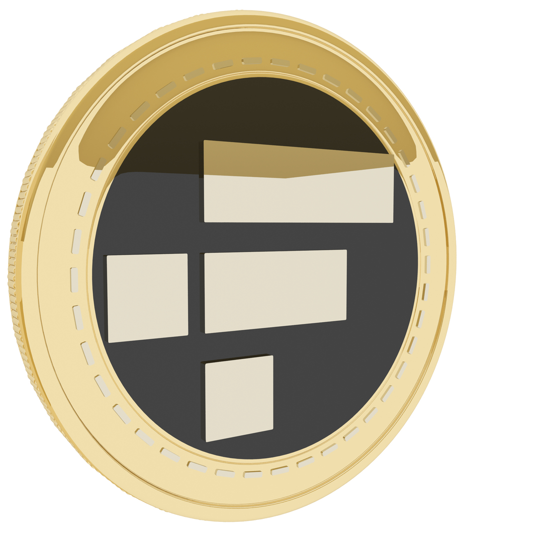 FTX Token Cryptocurrency Gold Coin 3D Model - TurboSquid 1856231