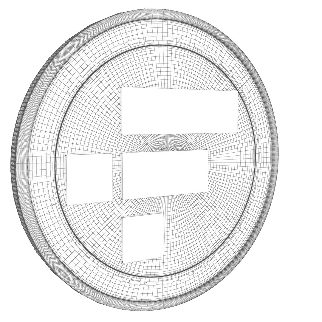 FTX Token Cryptocurrency Gold Coin 3D Model - TurboSquid 1856231