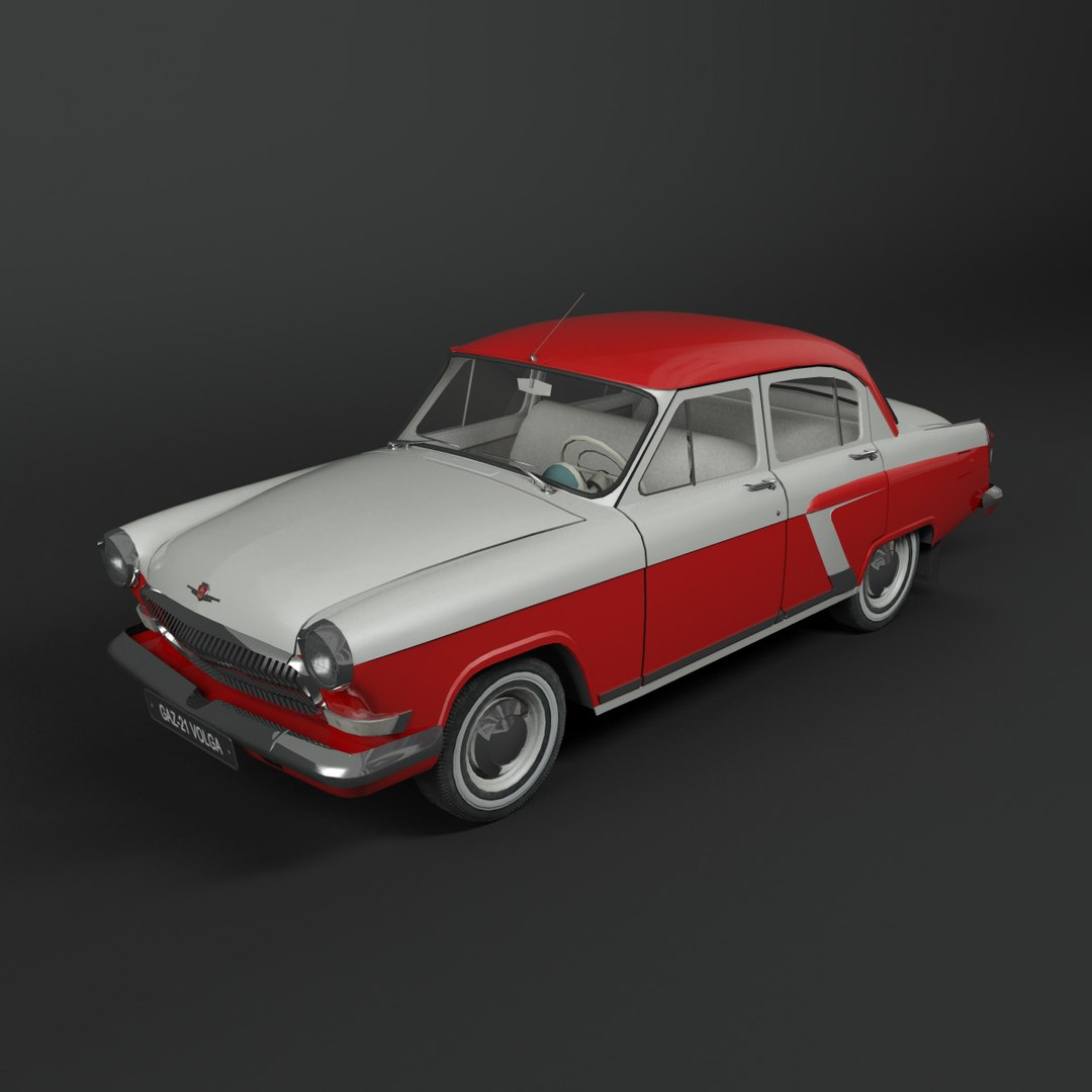 Gaz-21 Volga 3d Max
