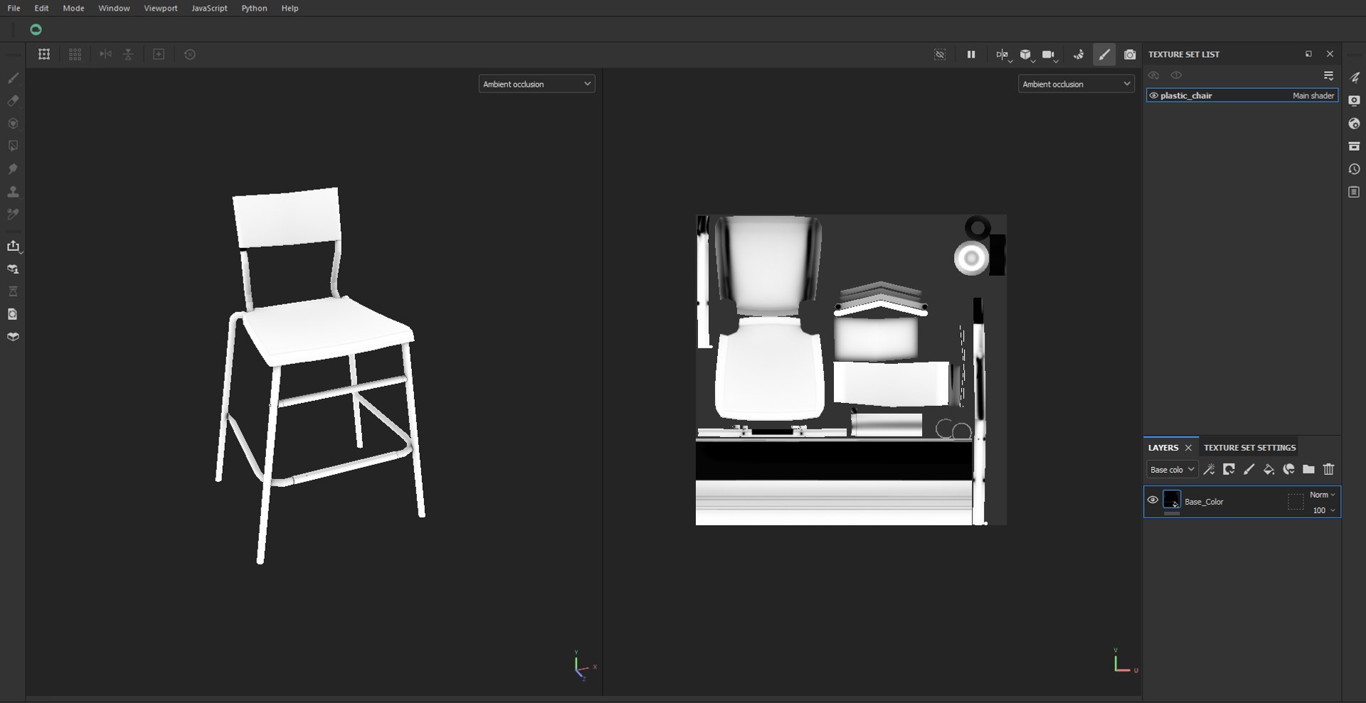 3D Plastic Chair Model - TurboSquid 2264614