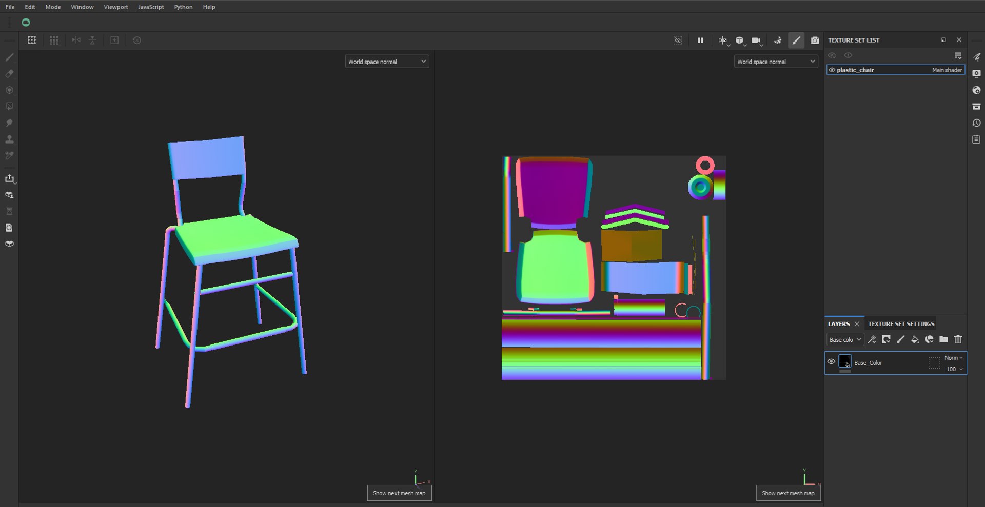 3D Plastic Chair Model - TurboSquid 2264614