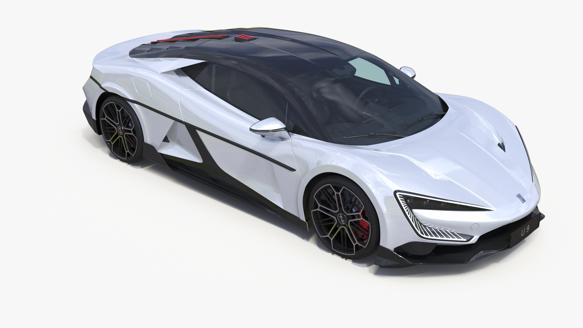 3D Supercar BYD Yangwang U9 Silver Model - TurboSquid 2342393