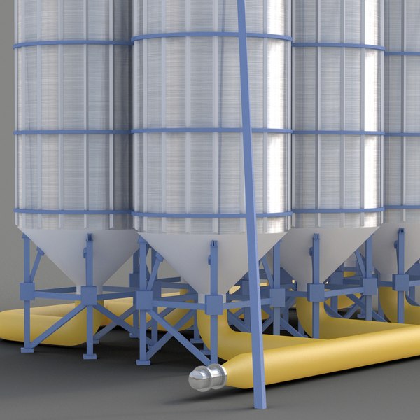 industrial silo 3ds