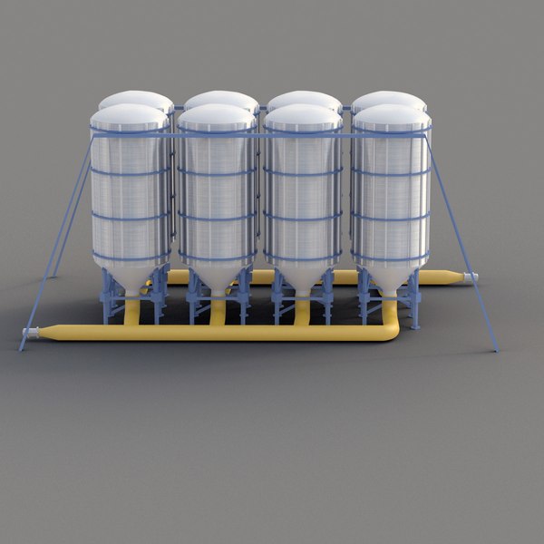 industrial silo 3ds