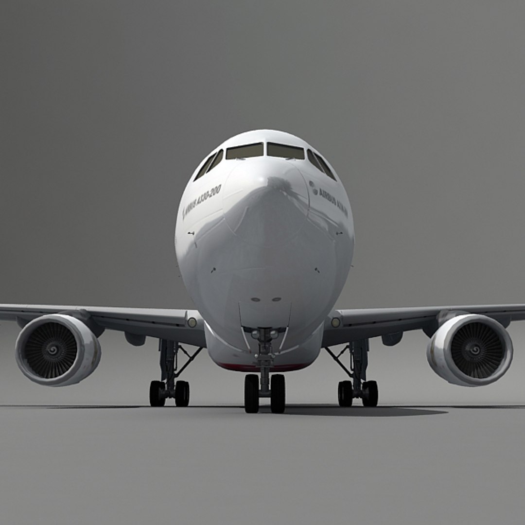 Airbus A330-200 Plane Emirates 3d Model