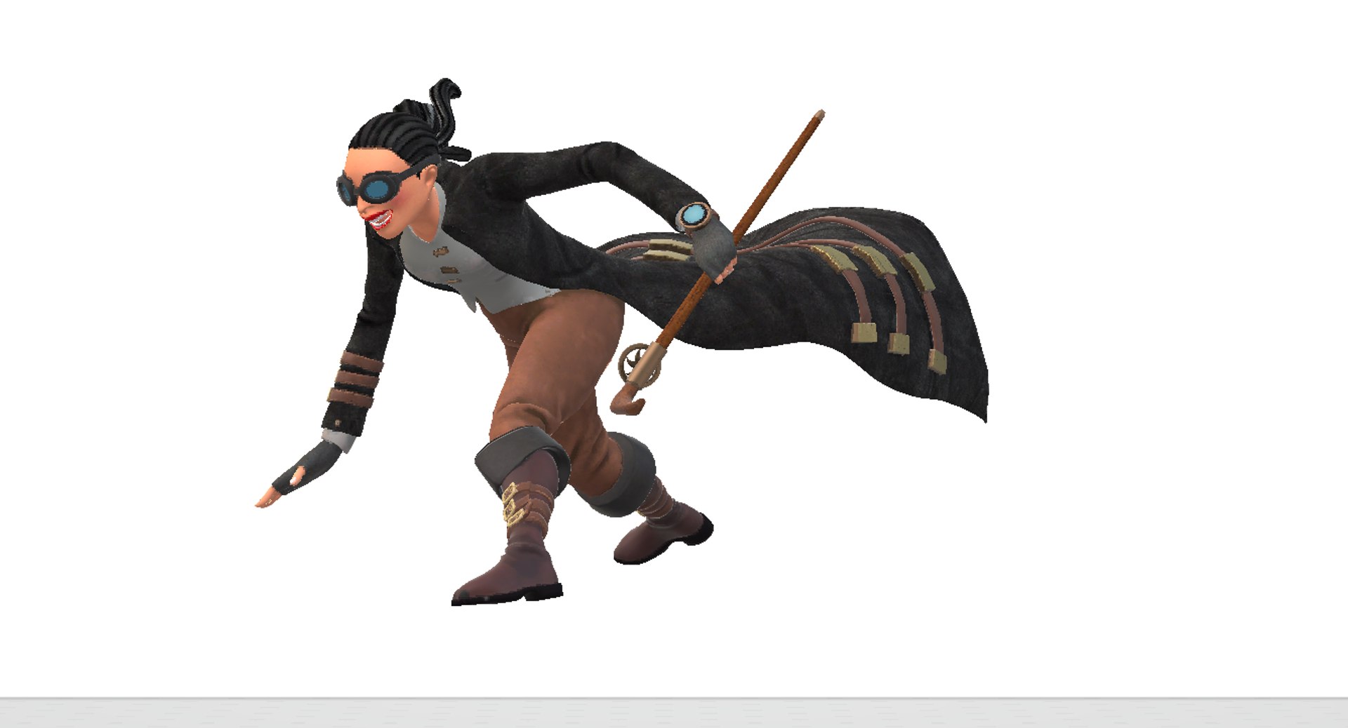 Hero cane 3D - TurboSquid 1239506