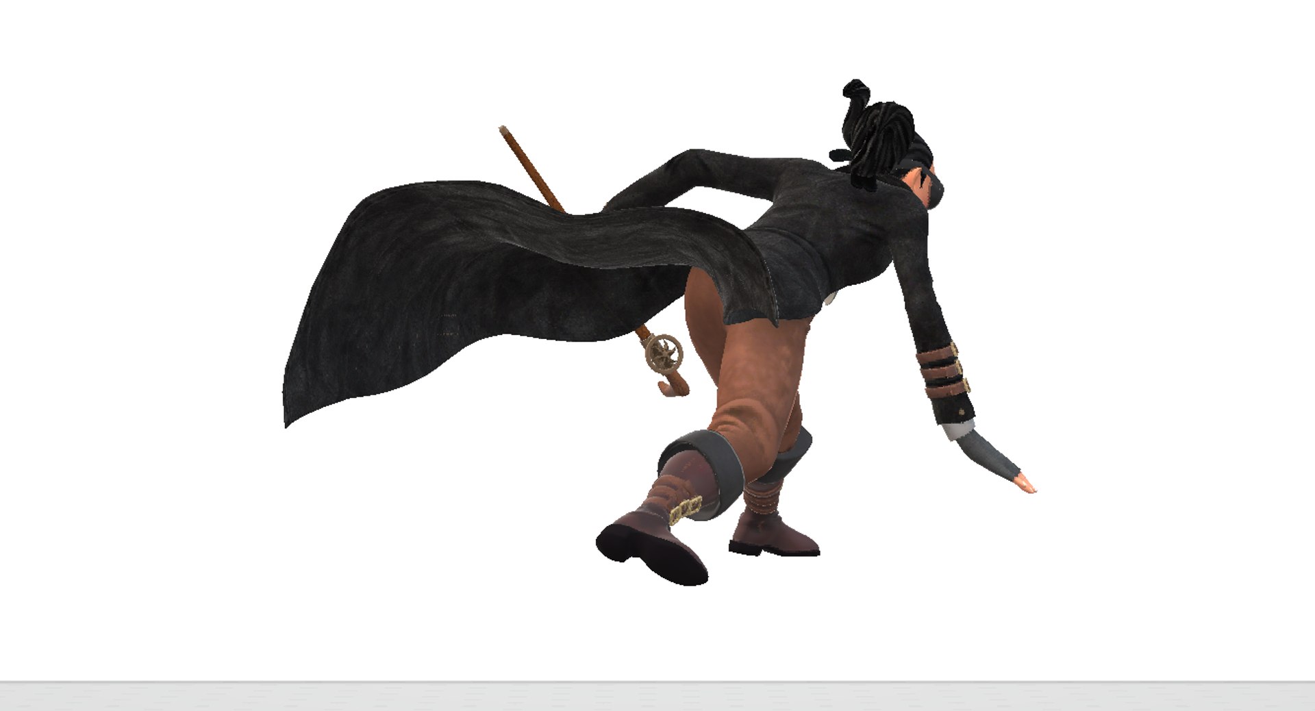 Hero cane 3D - TurboSquid 1239506