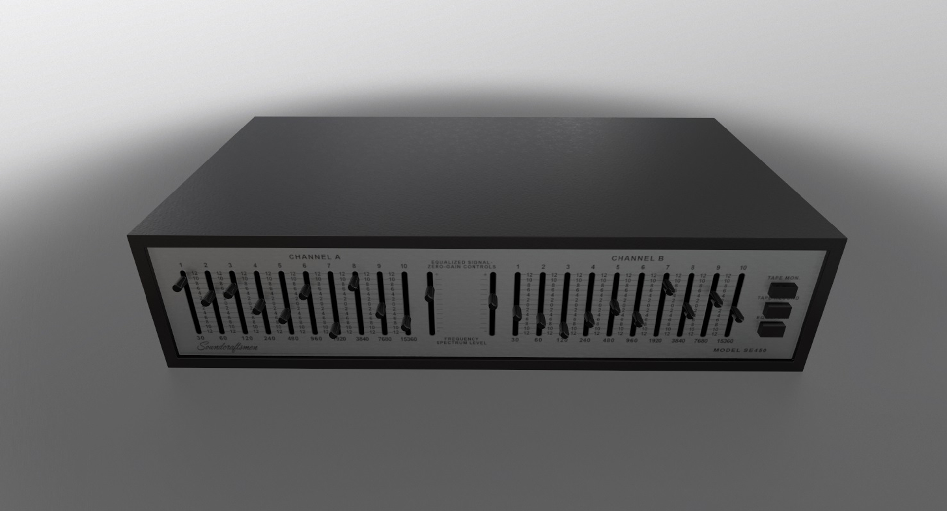 3D Equalizer Soundcraftsmen Se450 Model - TurboSquid 1230005