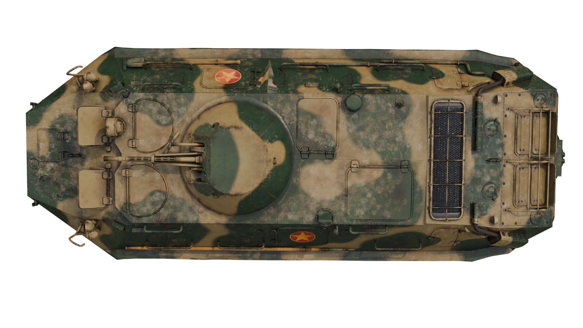 Btr 60 APC Tank 3D - TurboSquid 2310152