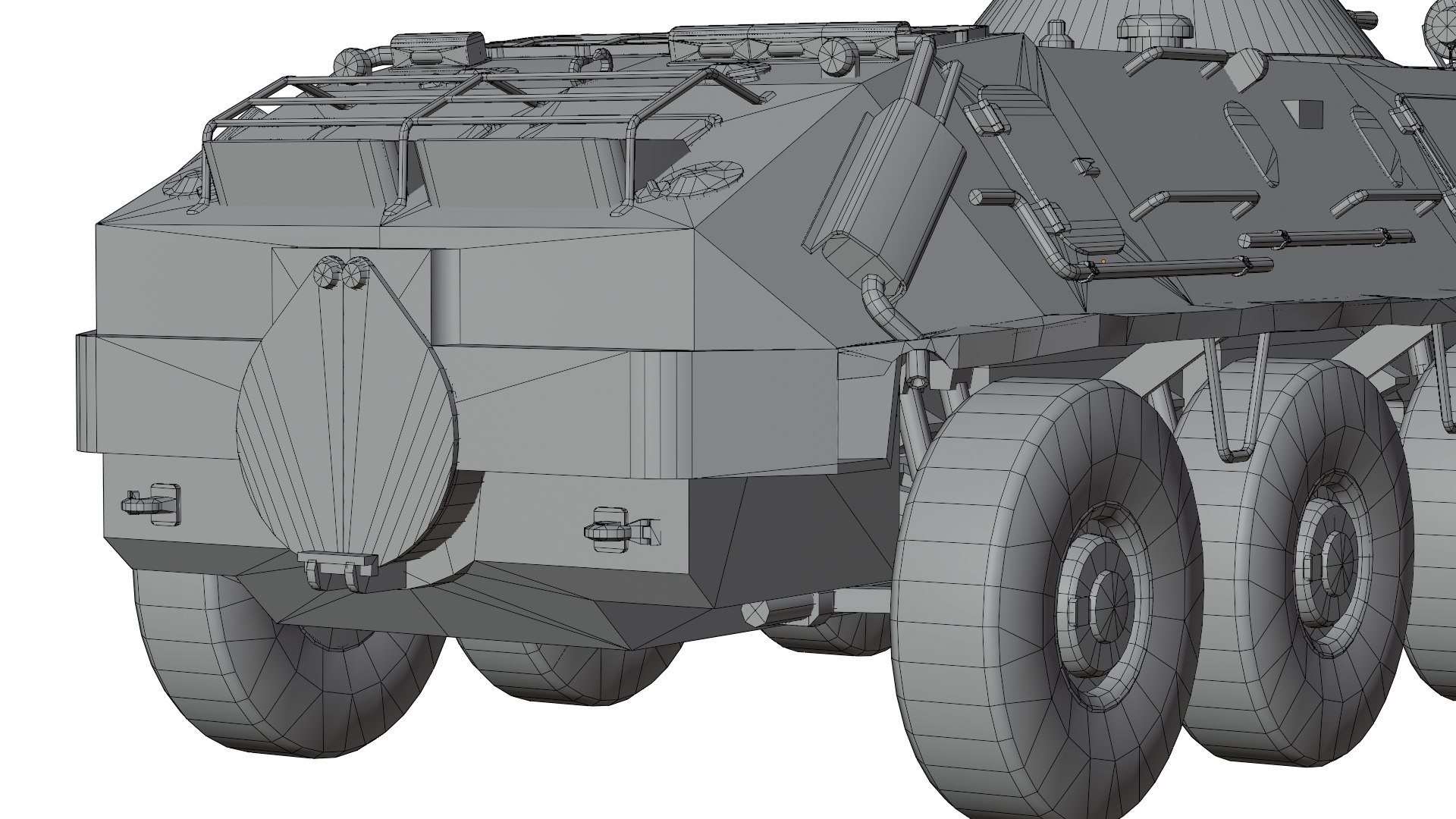 Btr 60 APC Tank 3D - TurboSquid 2310152