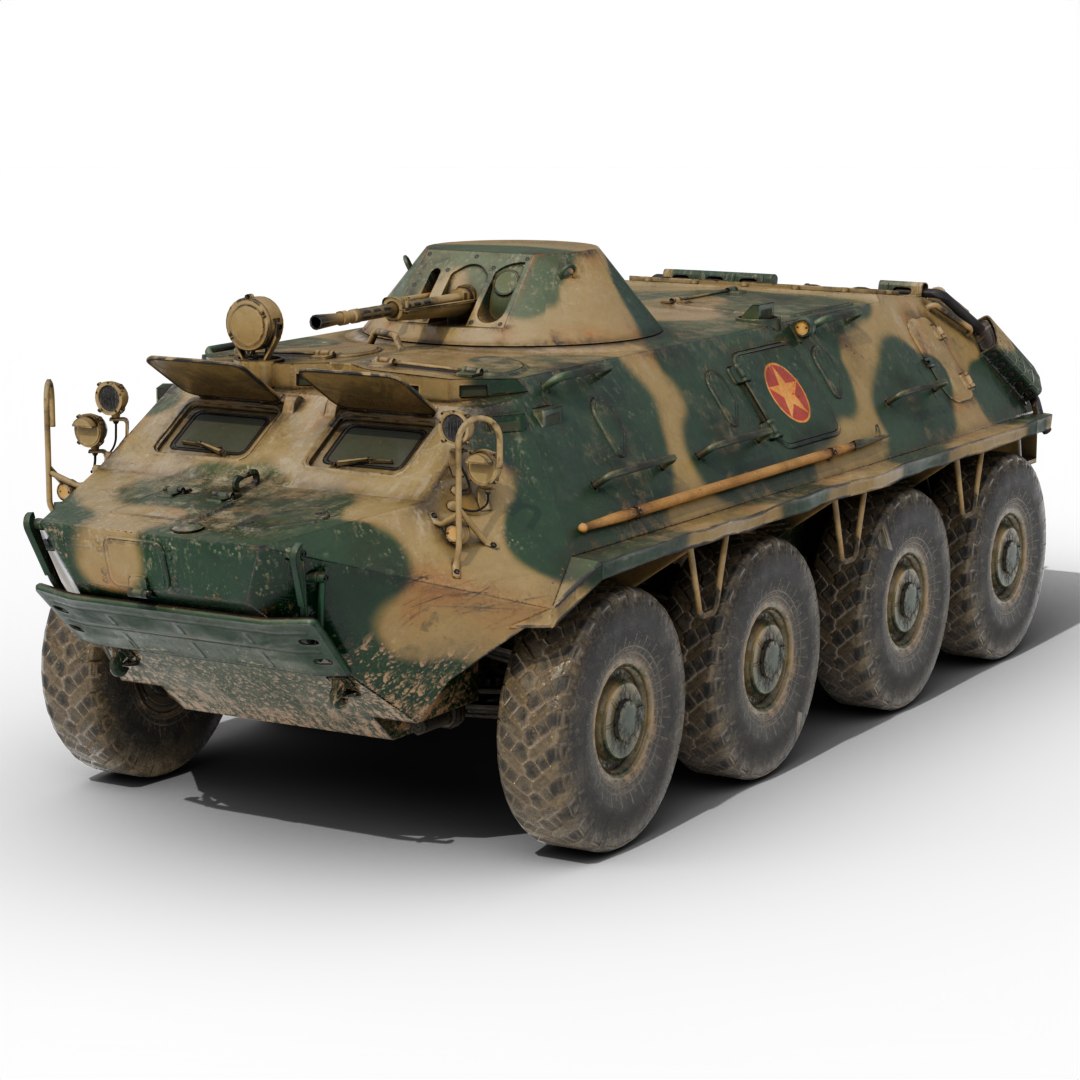 Btr 60 APC Tank 3D - TurboSquid 2310152