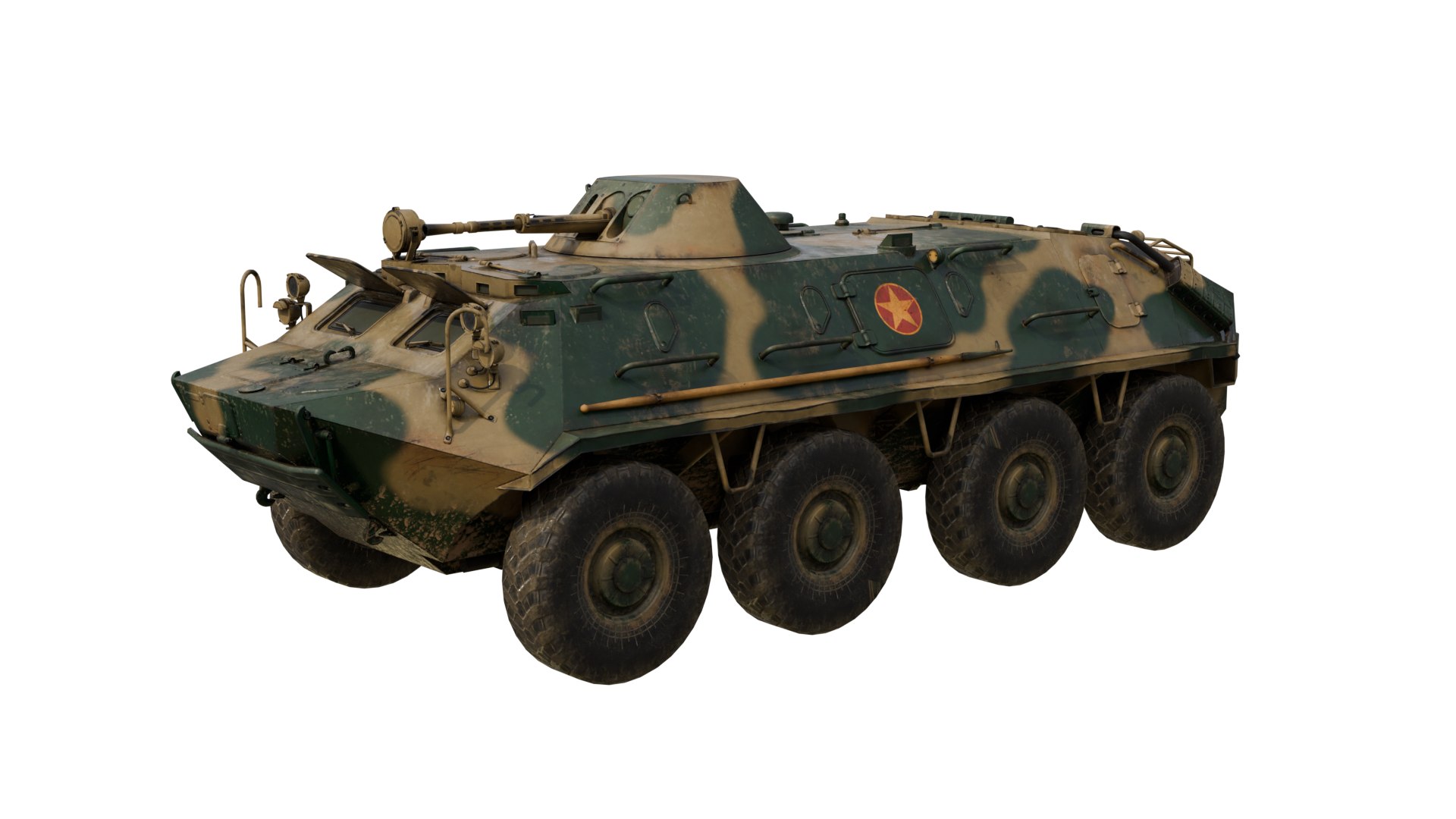 Btr 60 APC Tank 3D - TurboSquid 2310152