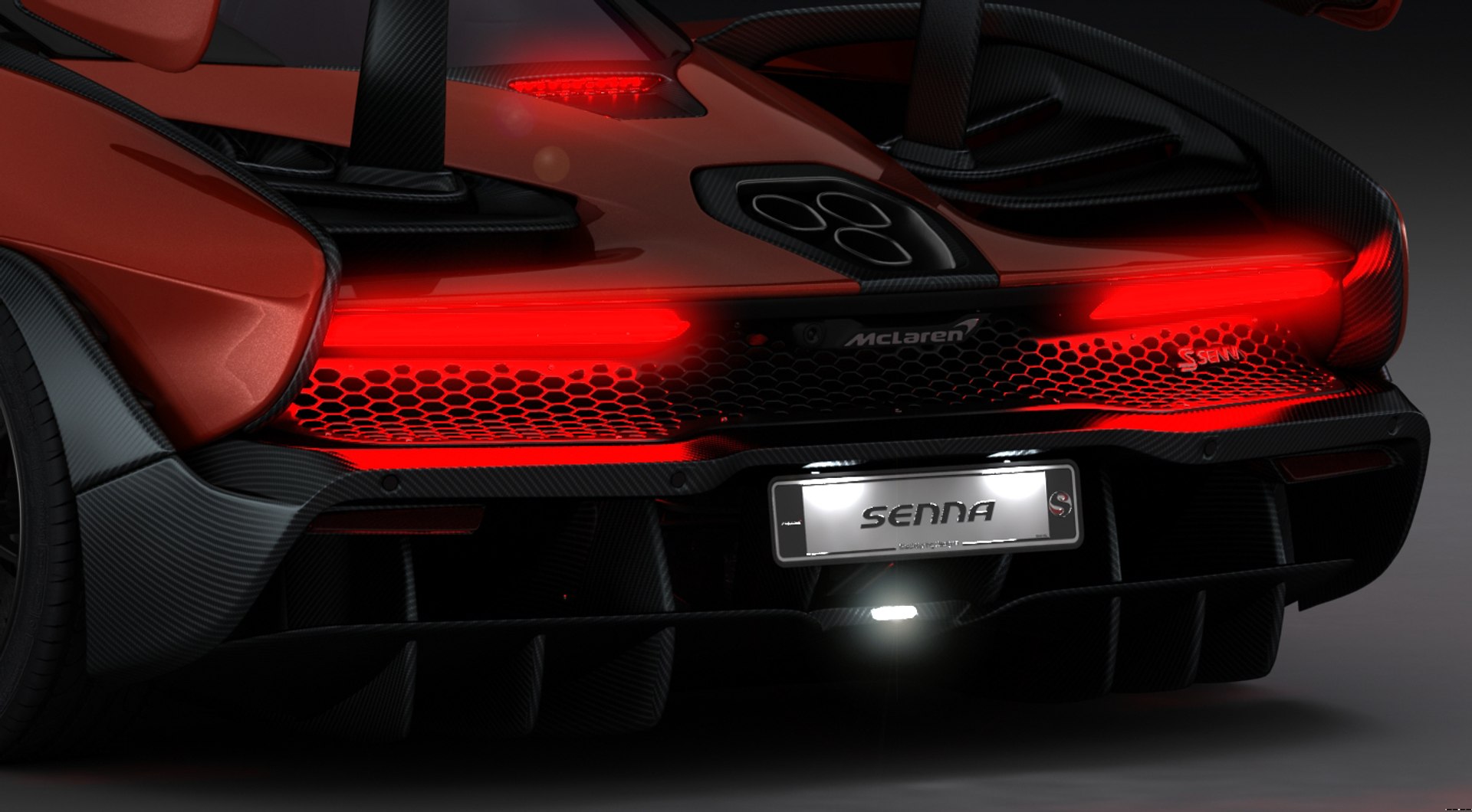 Mclaren Senna 2019 Interior Model - TurboSquid 1340571